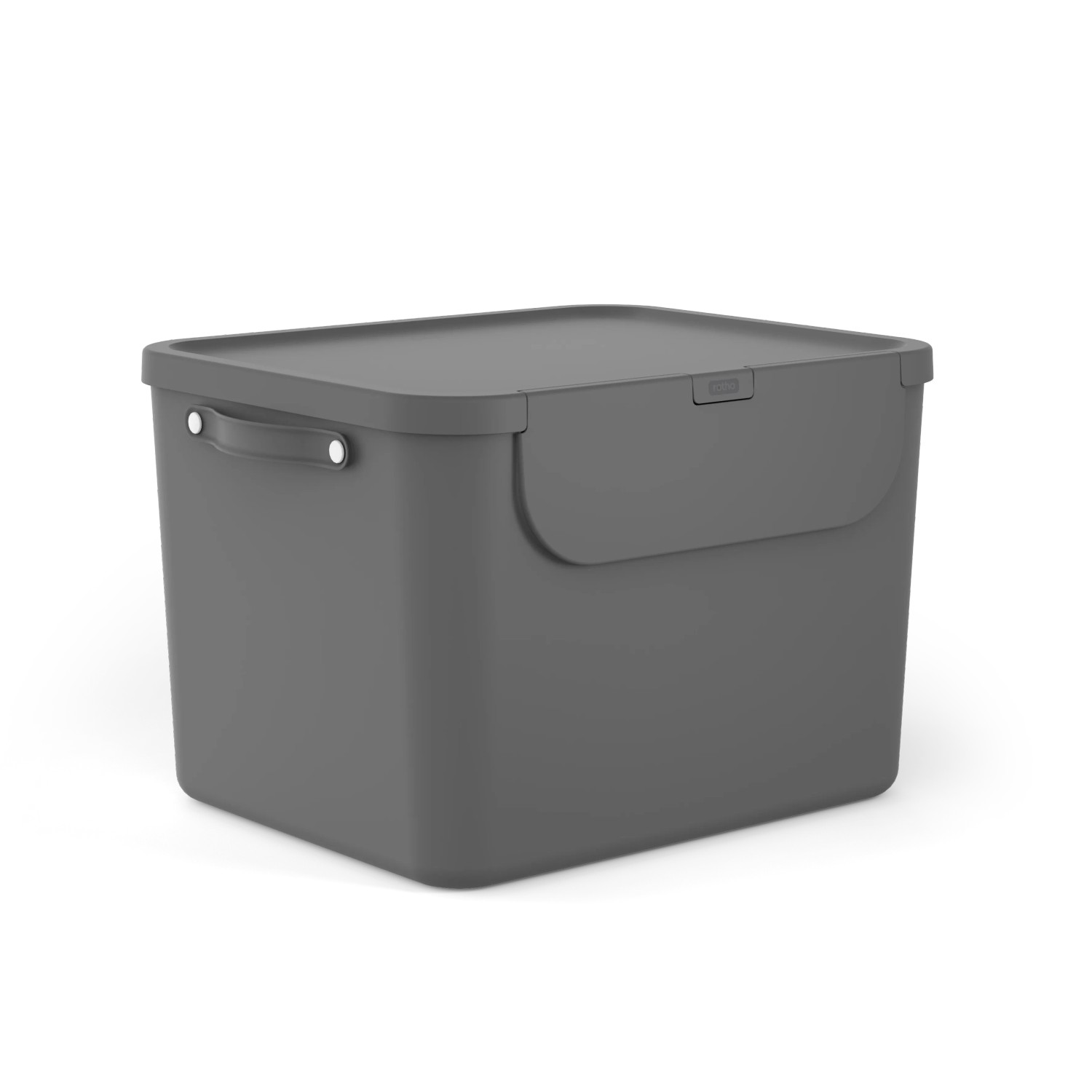 Rotho Müllsystem 55 l Albula Anthrazit kaufen bei OBI