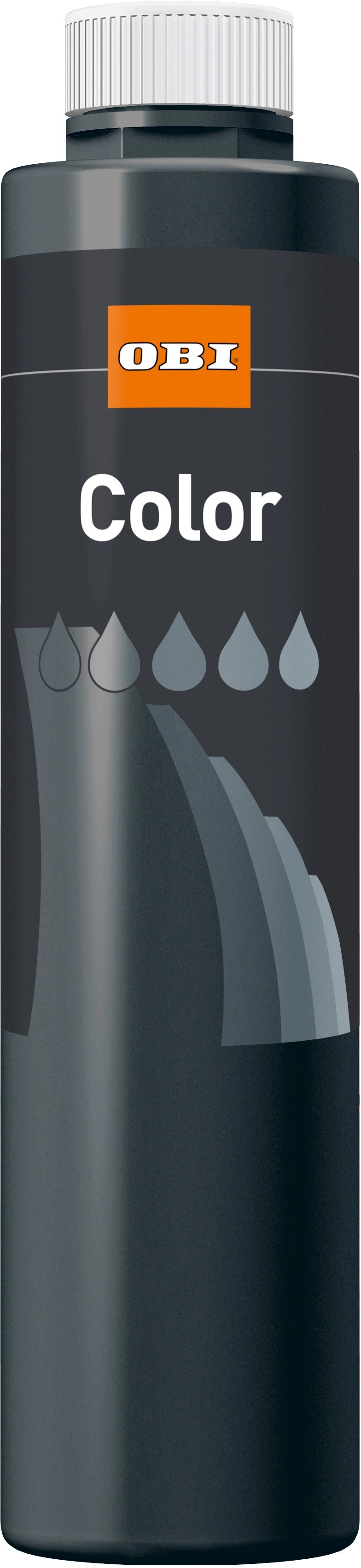 OBI Color Voll- und Abtönfarbe Schwarz matt 750 ml kaufen bei OBI