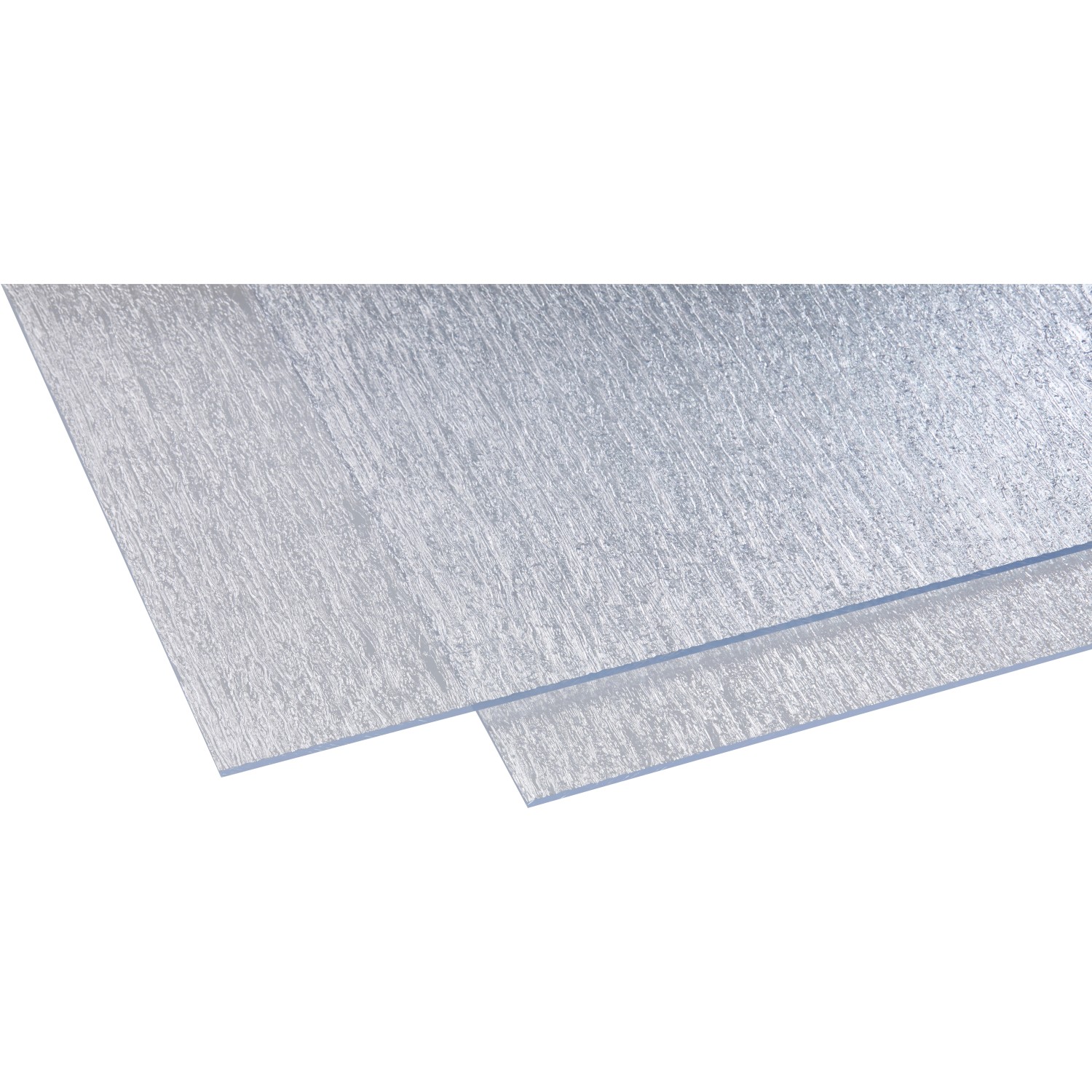 Polystyrol-Platte 5 mm "Rinde fein" Transparent 1000 mm x 1000 mm ...