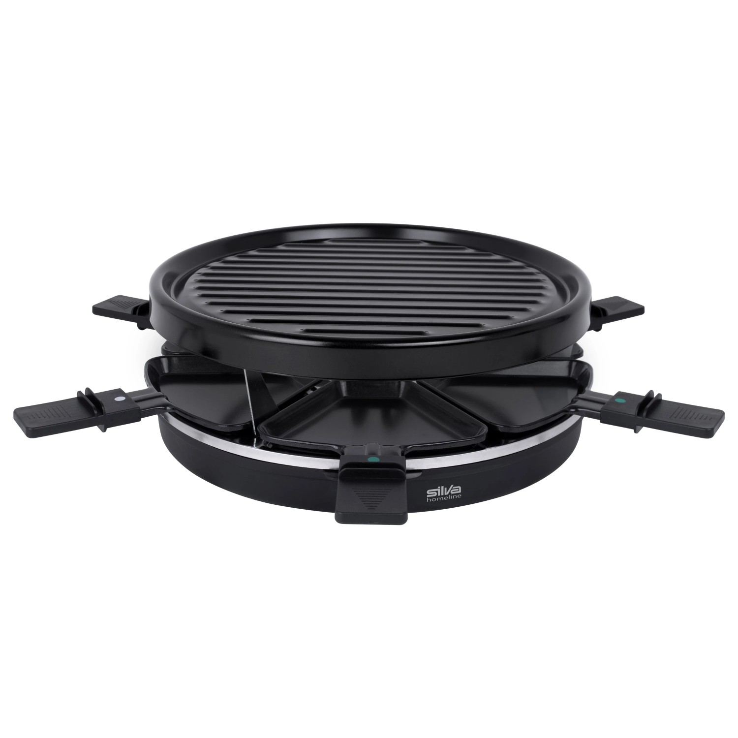 Silva Homeline Raclette PK-R 066 Grillplatte & 6 Pfännchen 850 W ...