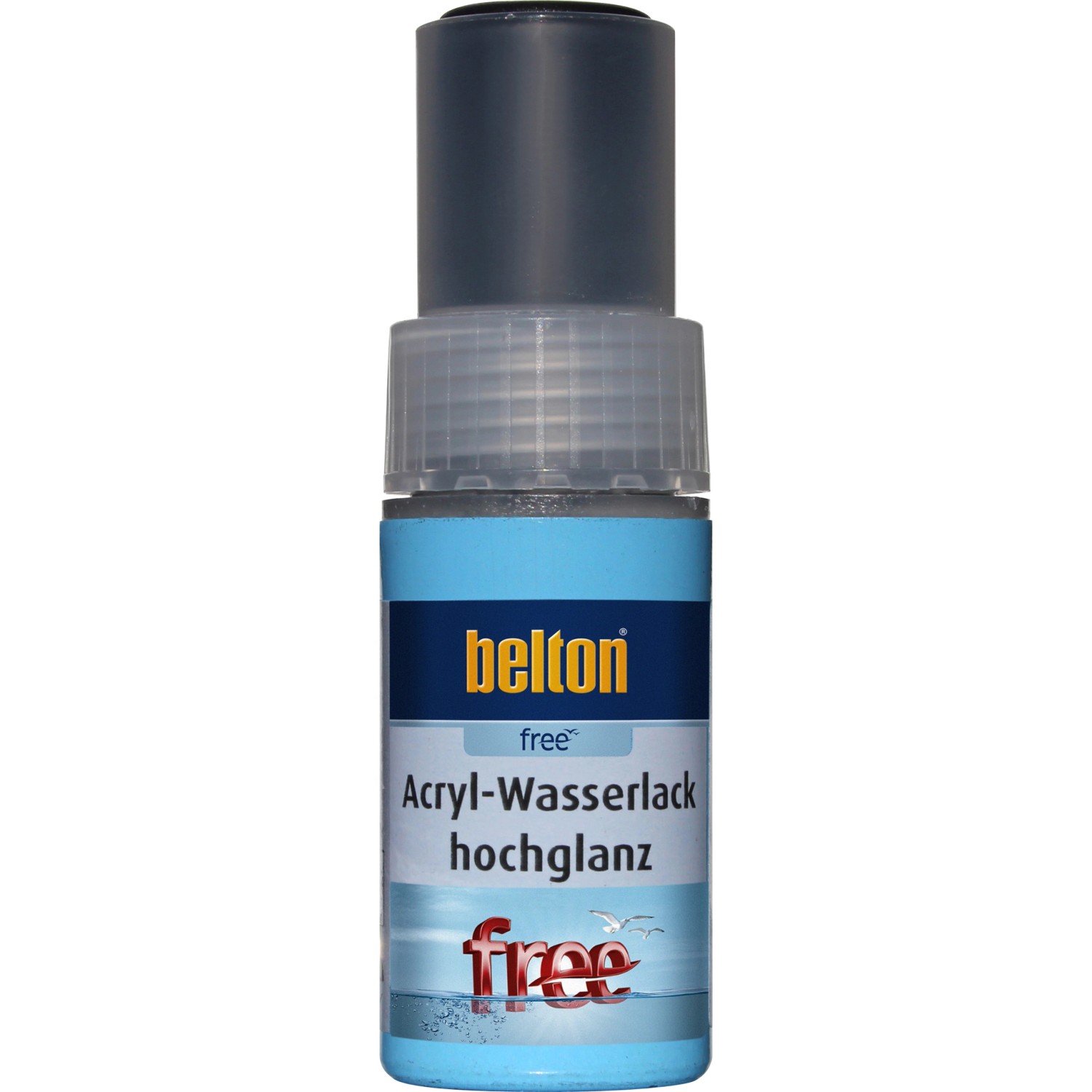 Belton Free AQUAcolours Lackstift RAL 9005 Tiefschwarz hochglänzend 9 ...