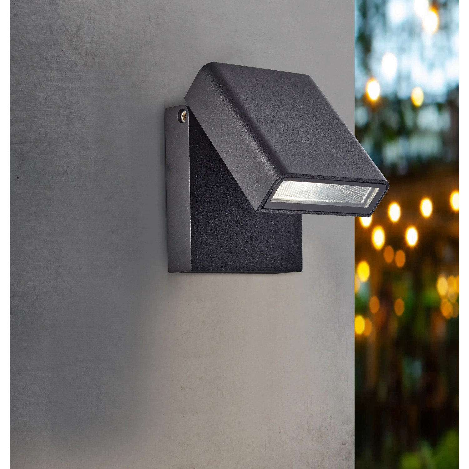 Brilliant LED-Außenwandstrahler Toya Schwarz kaufen bei OBI