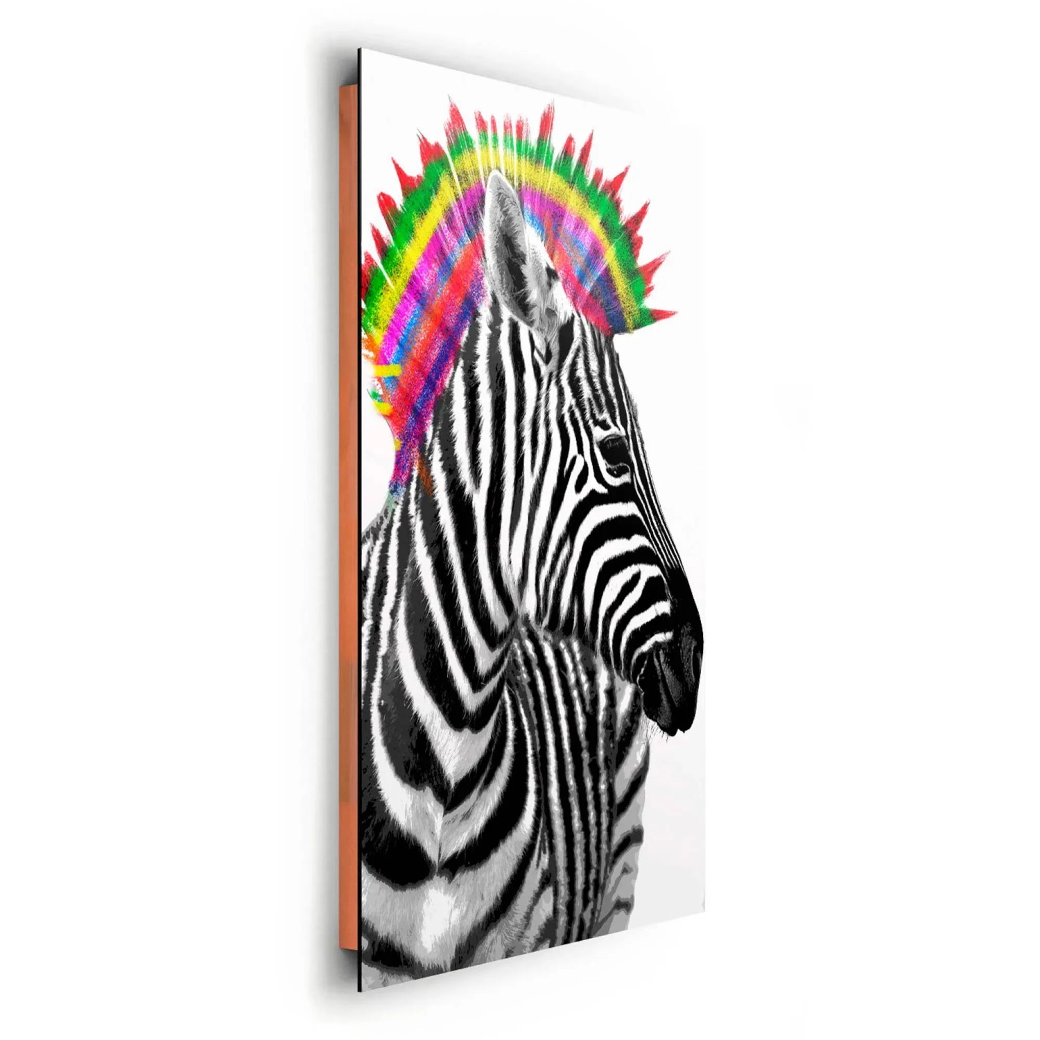 Wandbild Zebra Punk 60 cm x 90 cm kaufen bei OBI