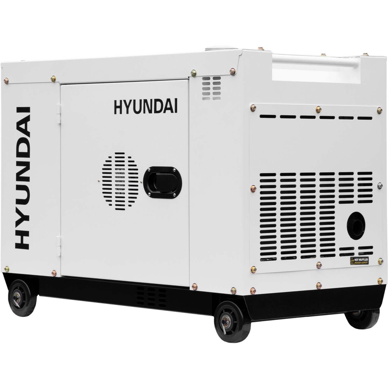 Hyundai Silent Diesel-Generator DHY8600SE-T DE mit 12 PS Motor und 6.0 ...