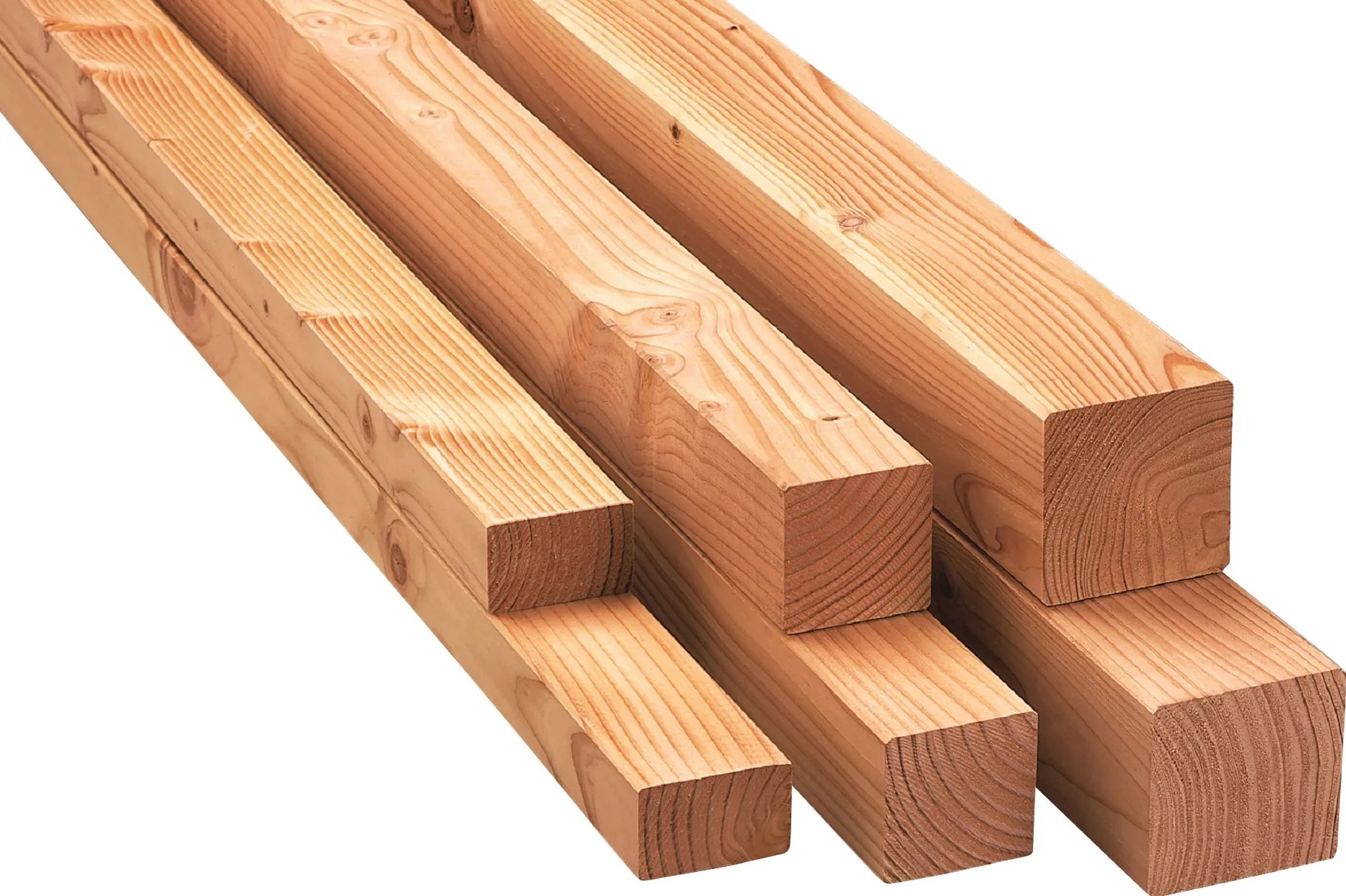 Kantholz Lärche 4-seitig gehobelt 90 mm x 90 mm x 2.000 mm kaufen bei OBI