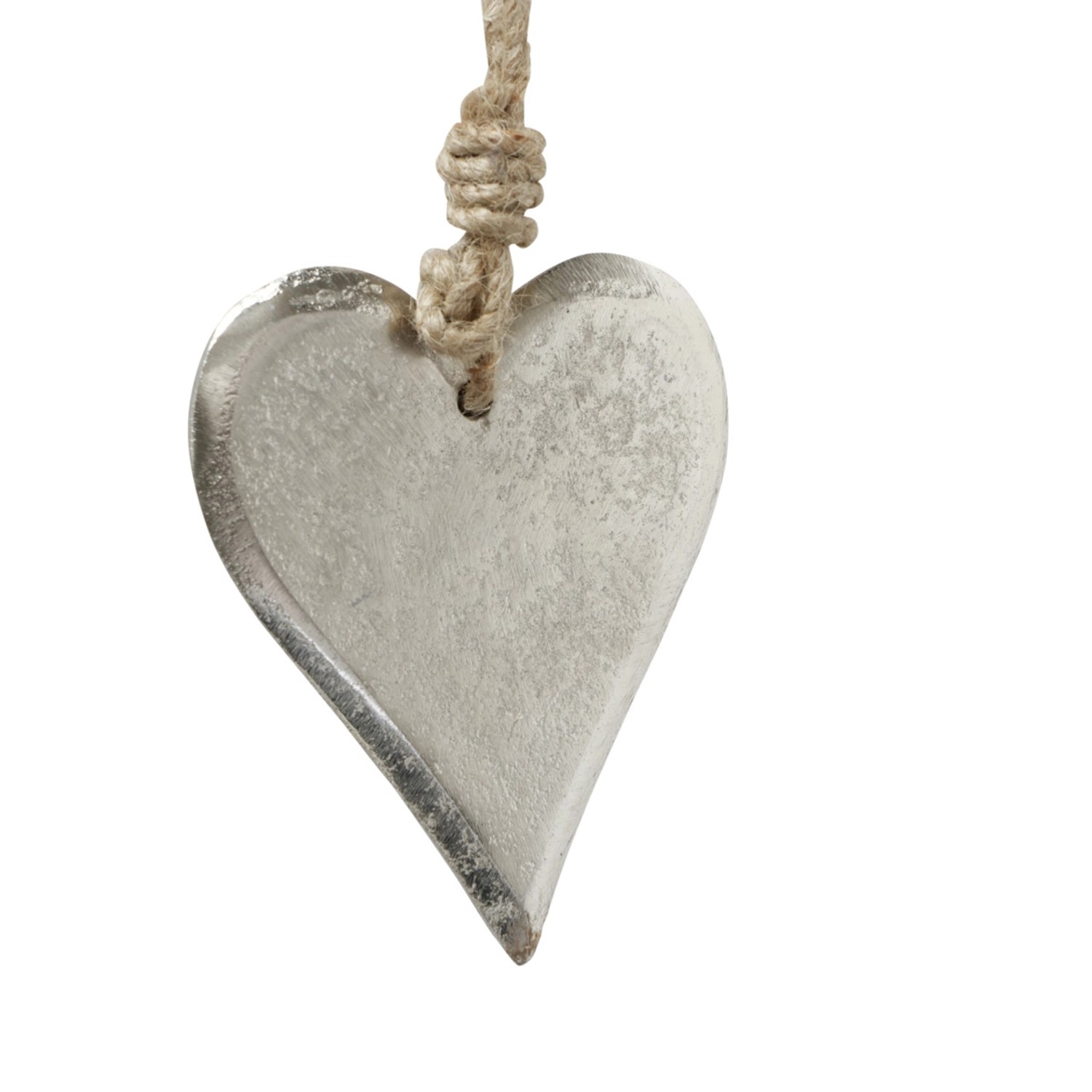 Boltze Home Deko-Anhänger Colleen Mittel 10 cm x 1 cm x 8 cm Silber ...