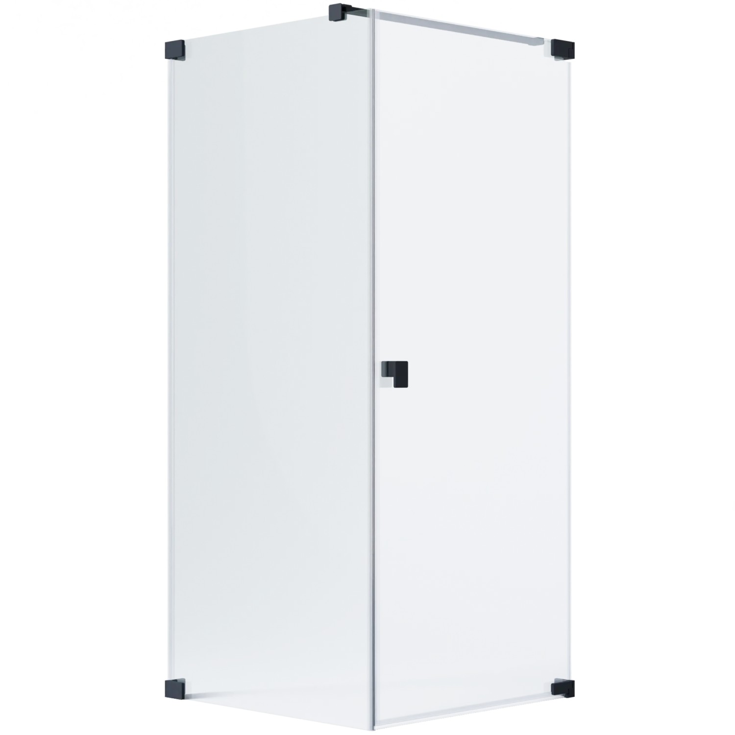 Schöner Wohnen Eckdusche Drehtür u. Seitenwand L Chrom 90 x 80 x 200 cm ...