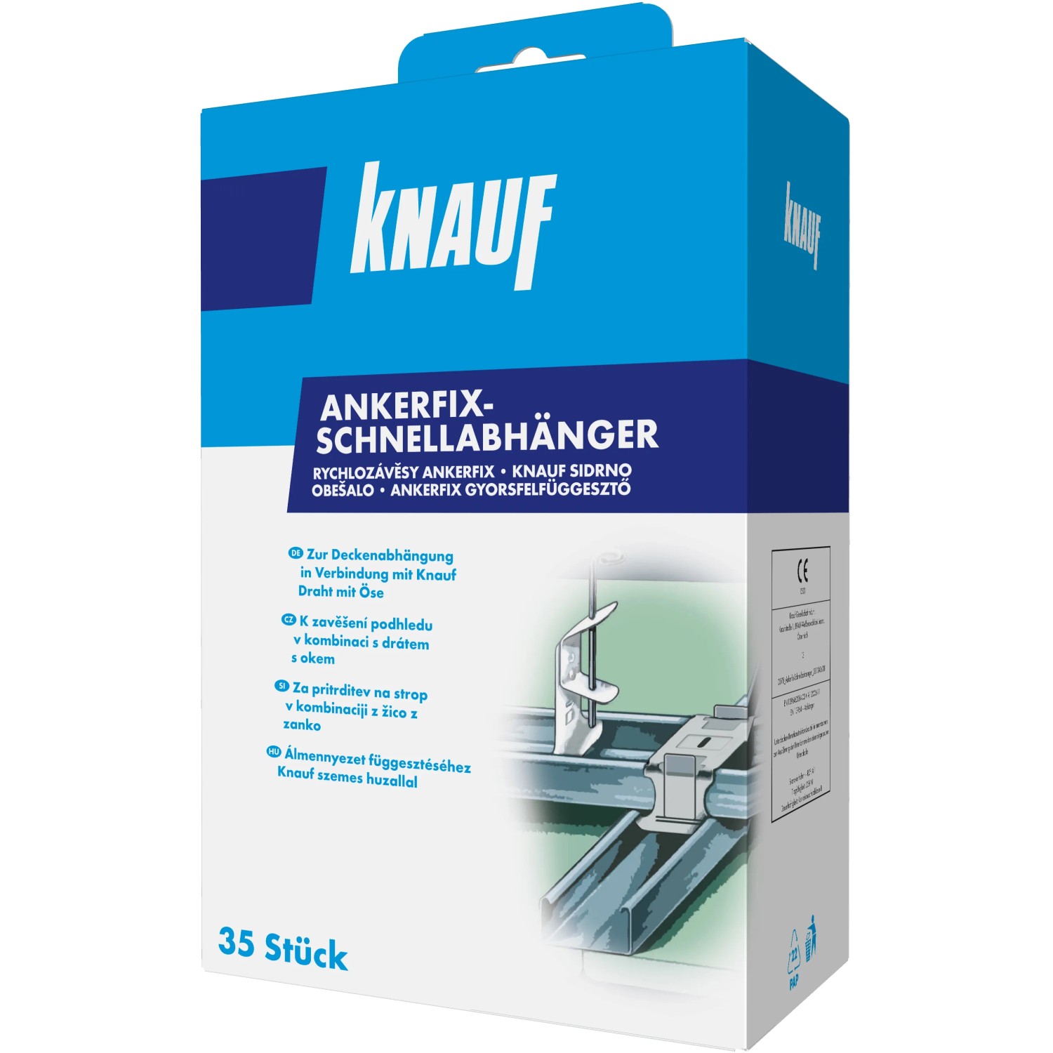 Knauf Anker-Fix-Schnellabhänger für CD-Profil 35 Stück kaufen bei OBI