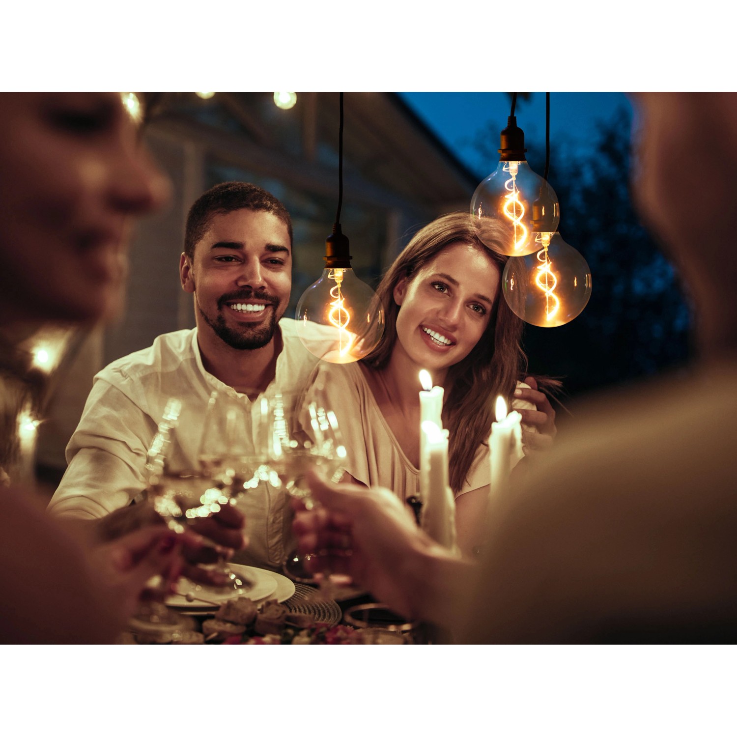 Amare LED-Glaskugel Glow 3er Set mit Batterie Klar kaufen bei OBI