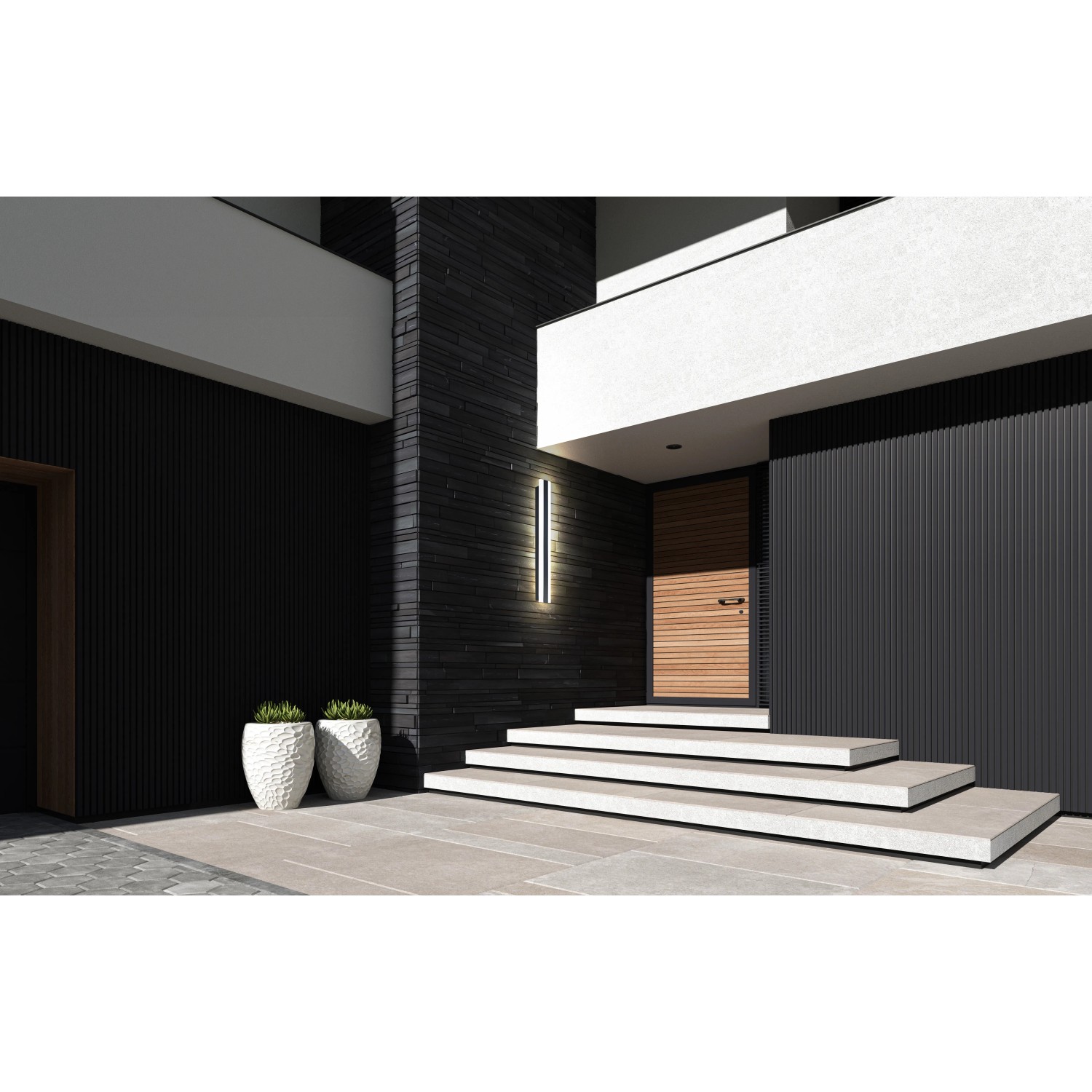 E2 Elektro LED-Wandleuchte IRENA 18W 2300lm IP54 Anthrazit kaufen bei OBI