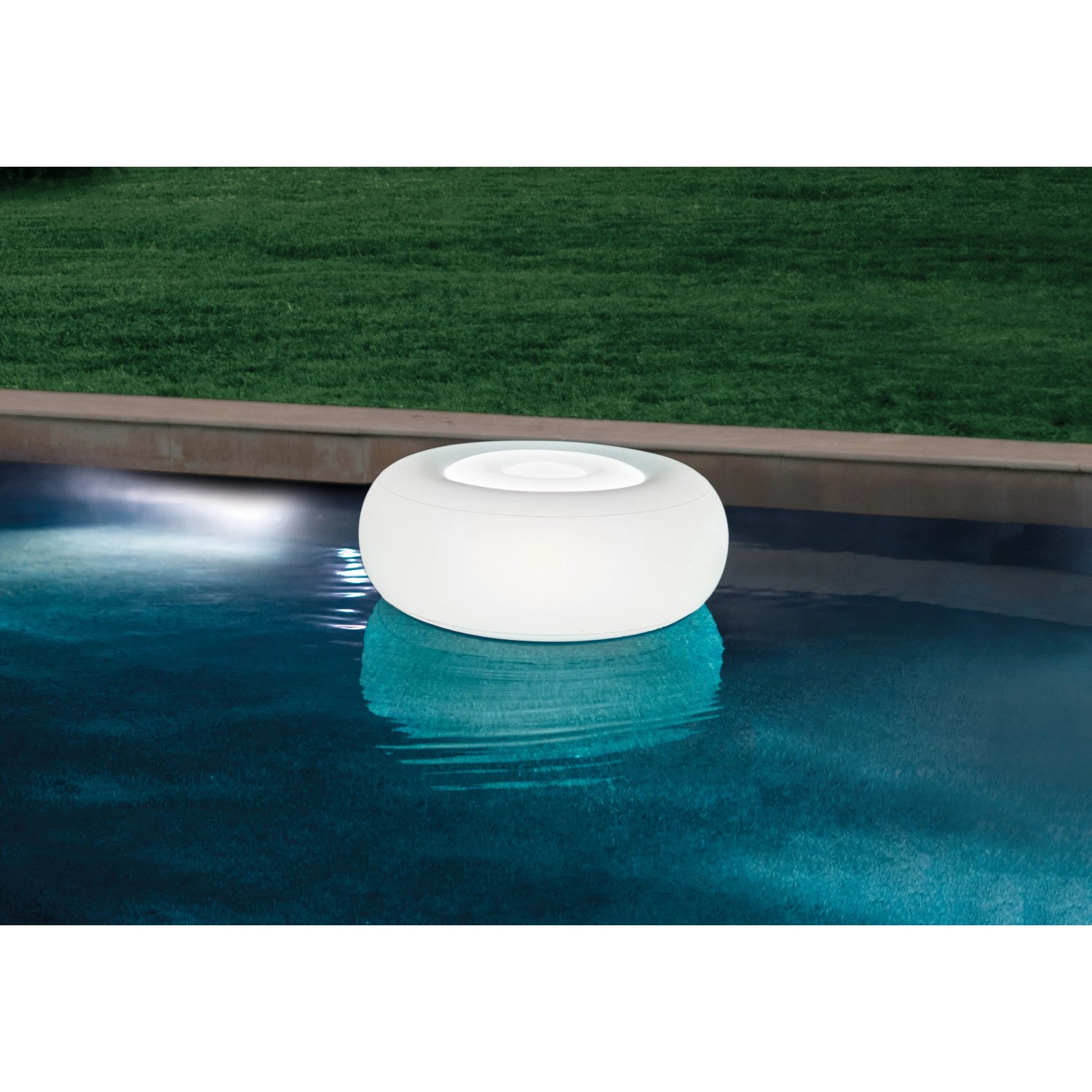 Intex LED Ottoman Ø 86 x 33 cm kaufen bei OBI