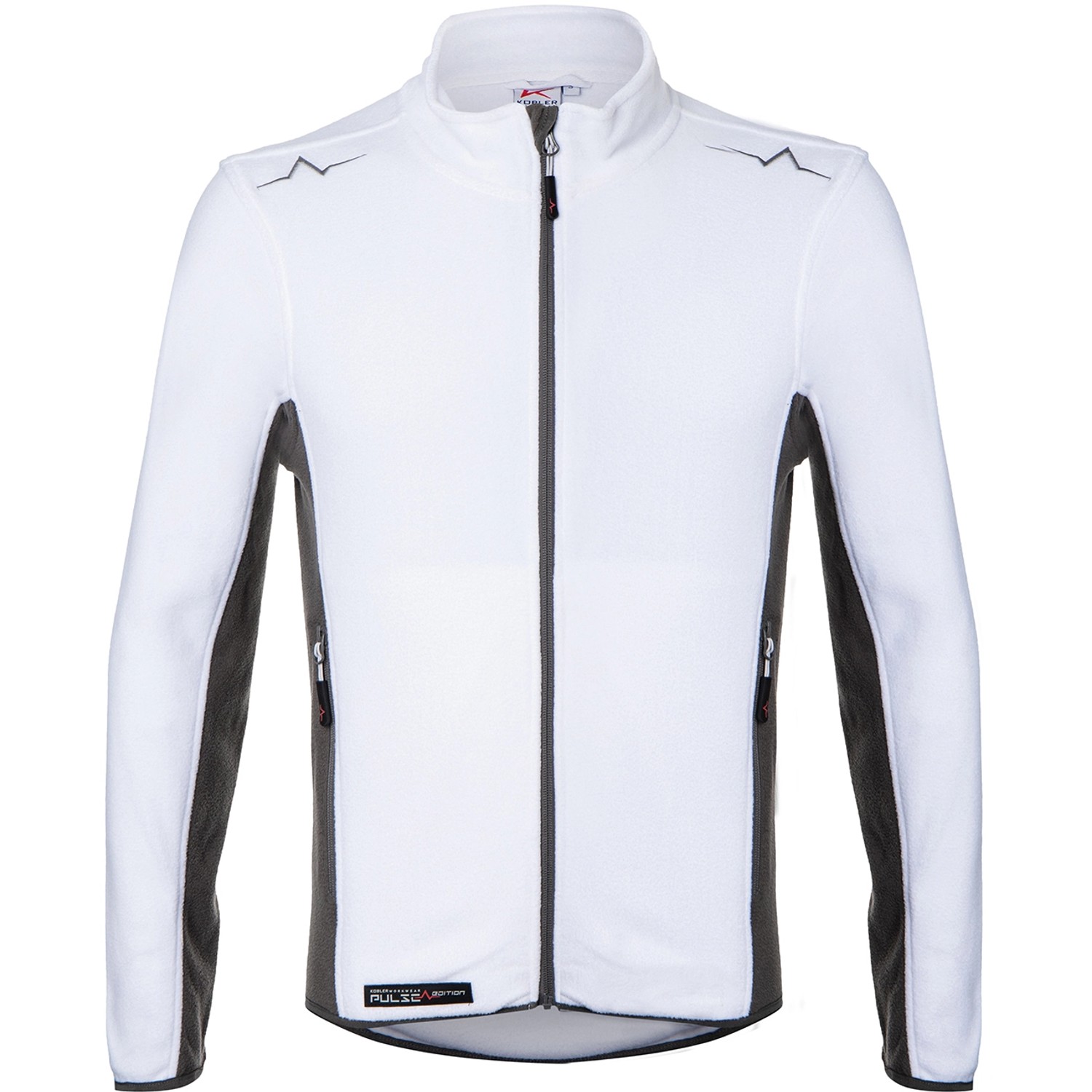Kübler Pulse Handcraft Fleecejacke Weiß/Anthrazit Gr. XXL kaufen bei OBI