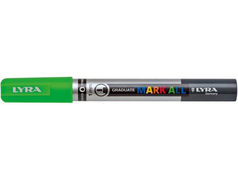 LYRA Mark All Marker für alle Oberflächen Permanent Rundspitze 1mm ...