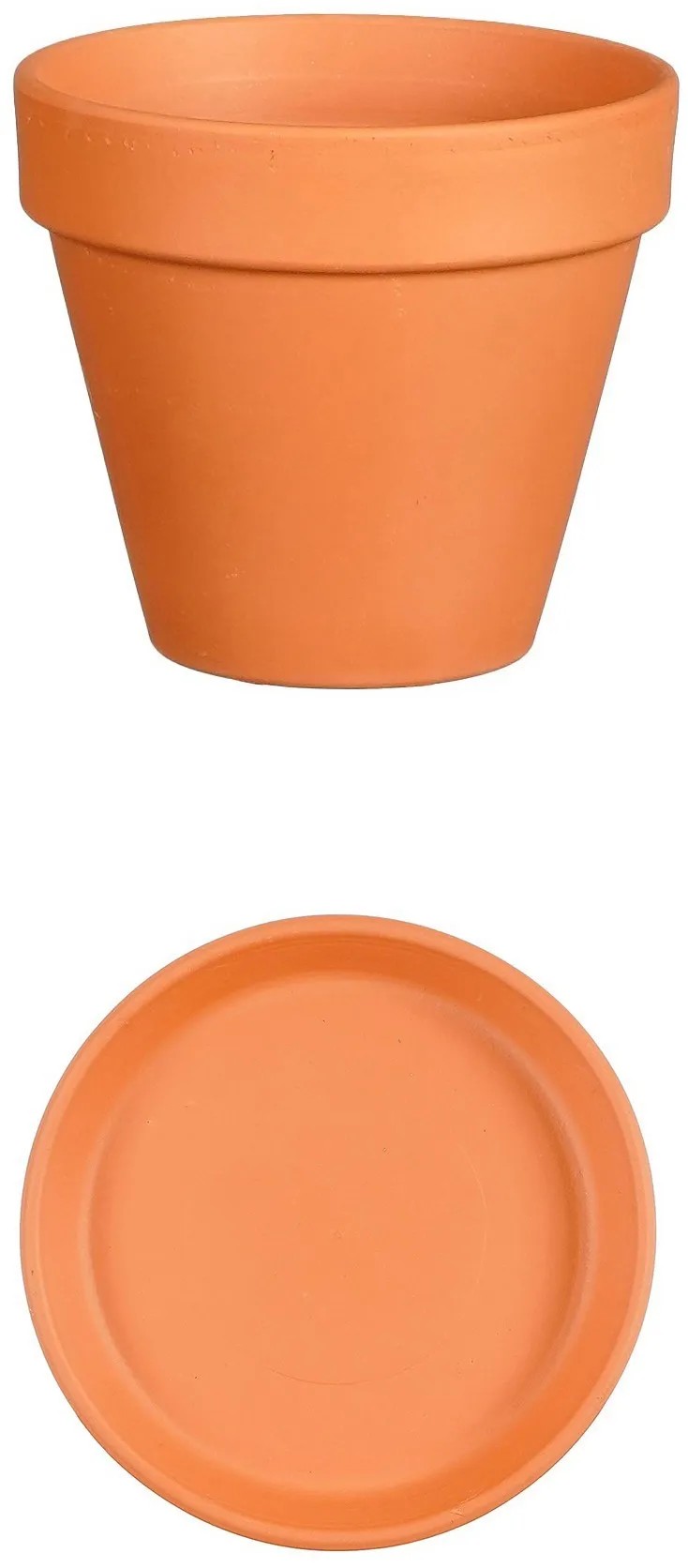 Mica Decorations Topf mit Schüssel Stan 11,5 cm x 13,5 cm Terra 3-fach ...