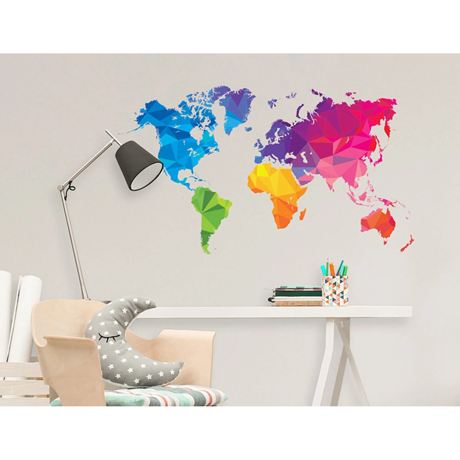 Euroart Wandsticker Weltkarte III 50 cm x 70 cm kaufen bei OBI