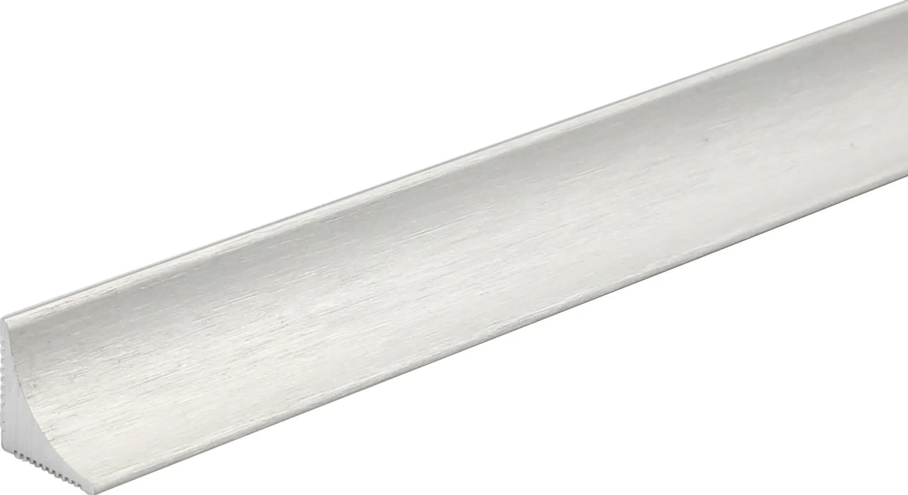 Wandanschlussleiste Aluminium eloxiert Silber gebürstet 15 mm x 2,5 m ...