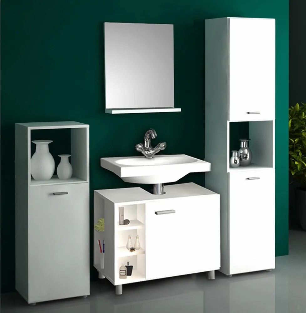 VCM Badmöbel-Set Mavello Weiß 4-teilig kaufen bei OBI