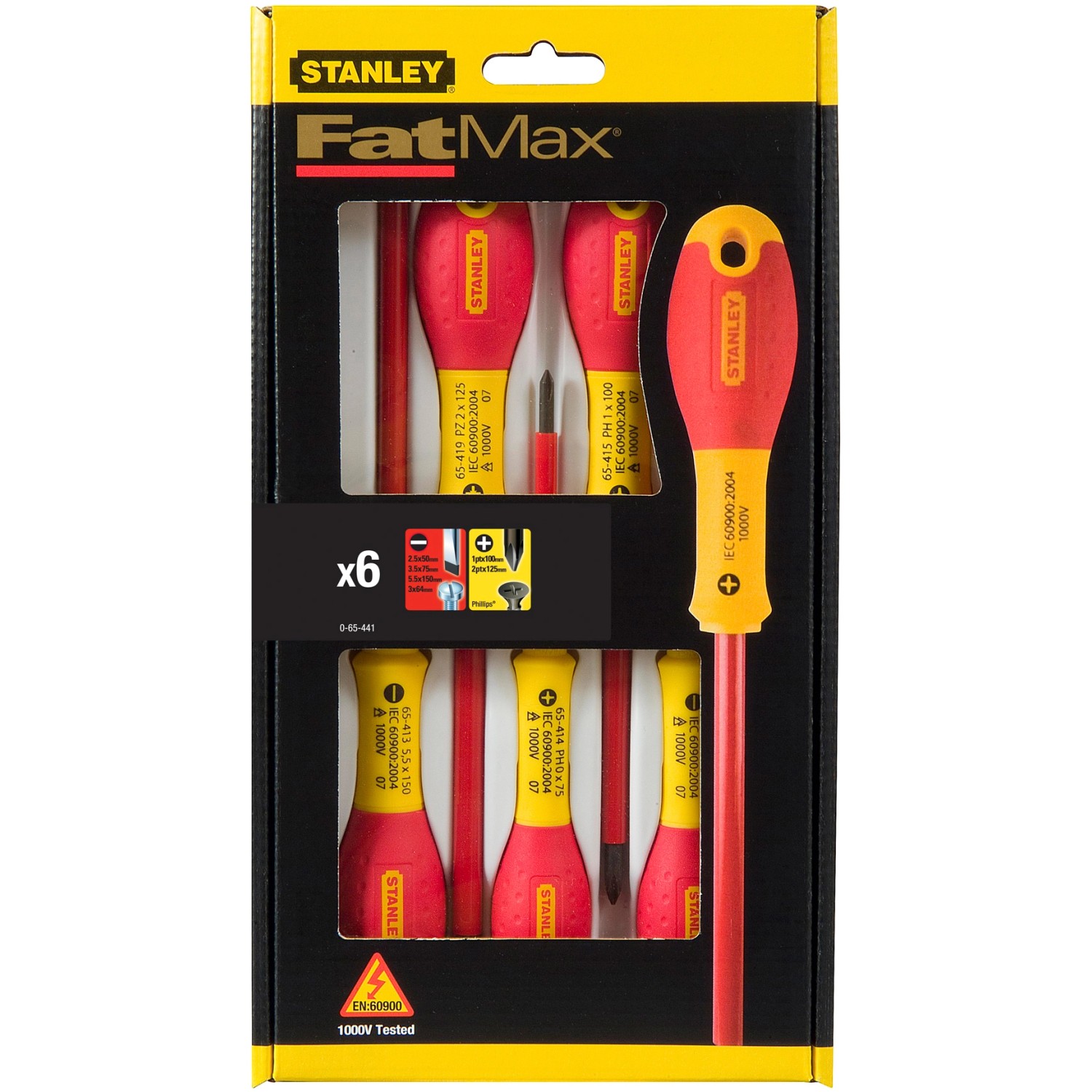 Stanley FatMax Schraubendreher-VDE-Set 6-tlg. 0-65-441 kaufen bei OBI