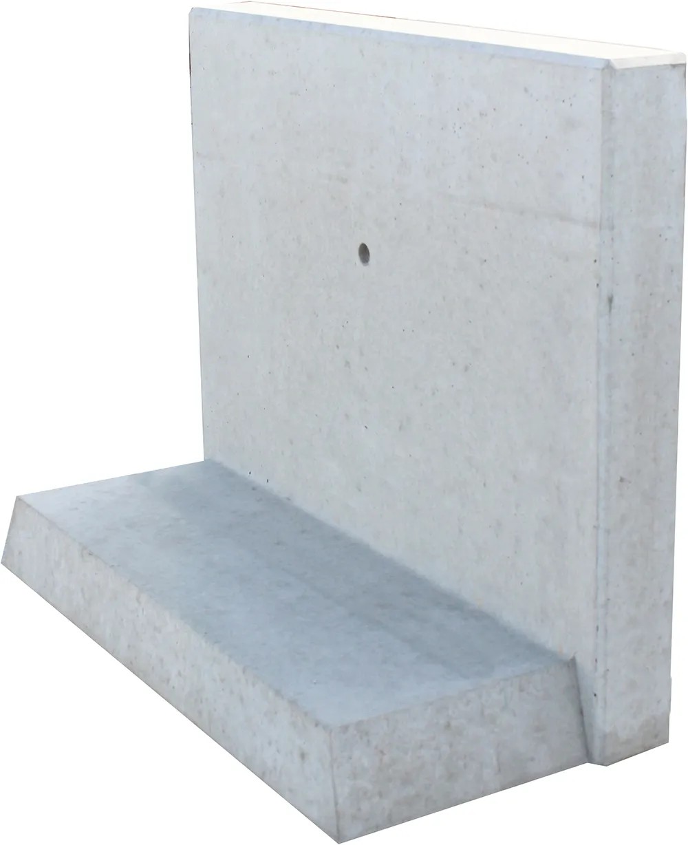 Diephaus L-Stein bewehrt Grau 80 x 100 x 45 x 12 cm kaufen bei OBI