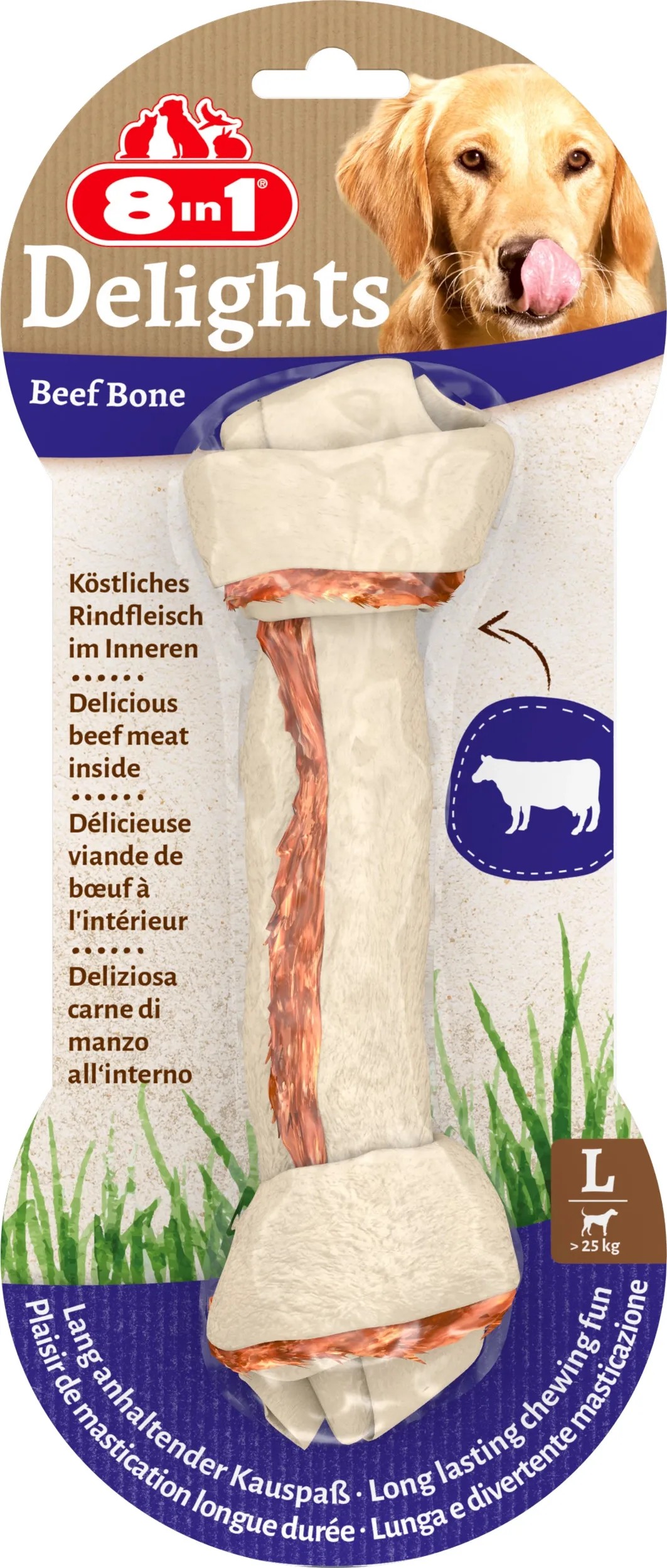 8in1 Kauknochen Delights Rind L 1 Stück kaufen bei OBI