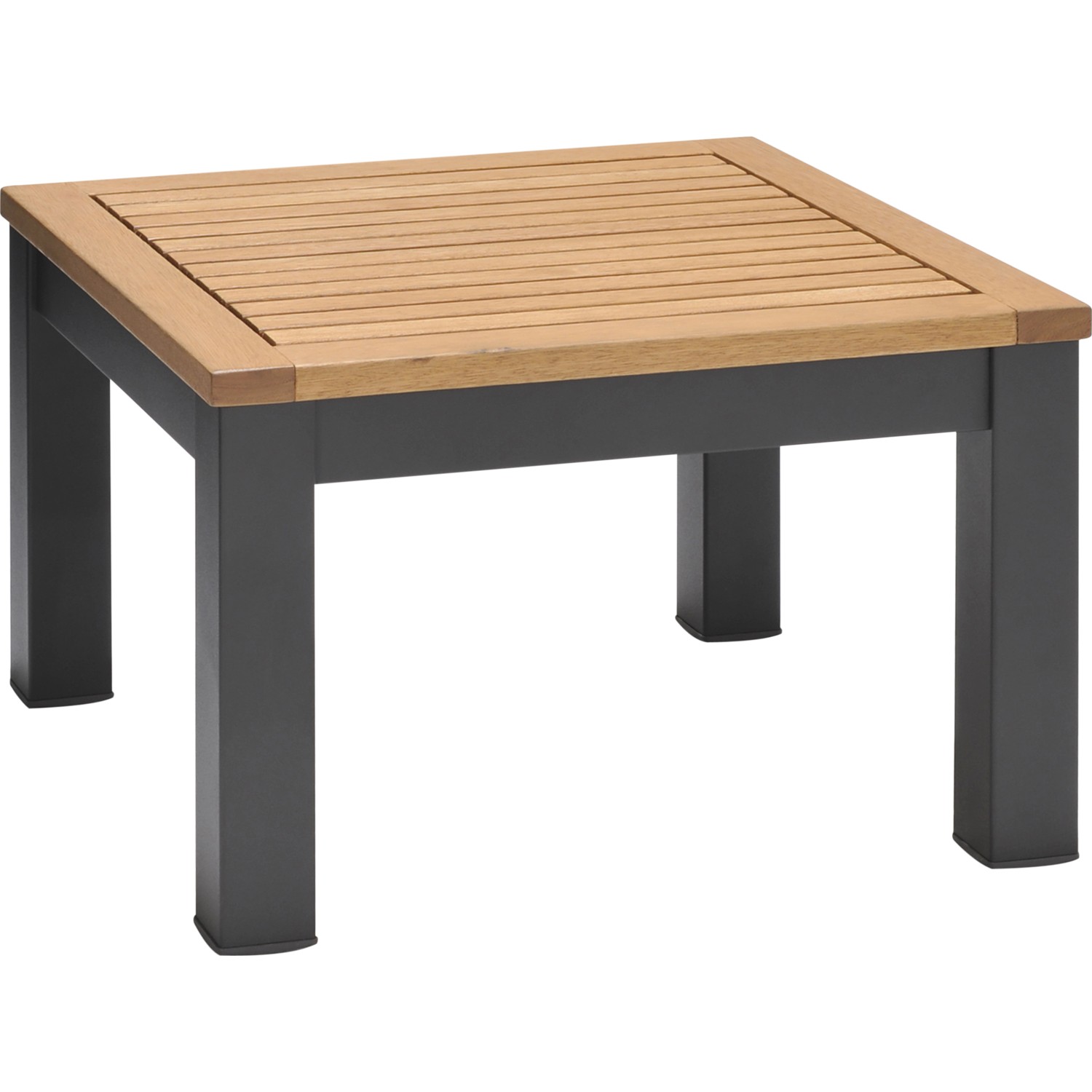 Gartentisch Bonlee Quadratisch 46 cm x 46 cm FSC® in Hellgrau kaufen ...