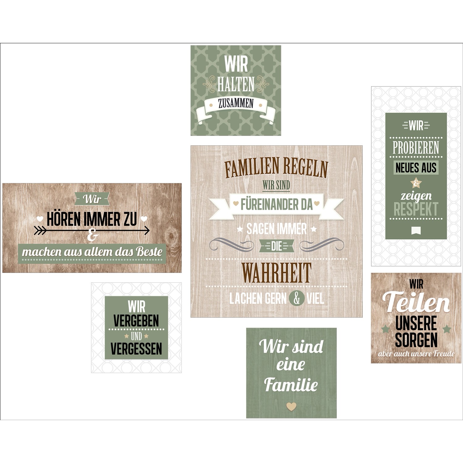 Leinwandbild Canvas-Art Slogan Style 44 cm x 44 cm kaufen bei OBI