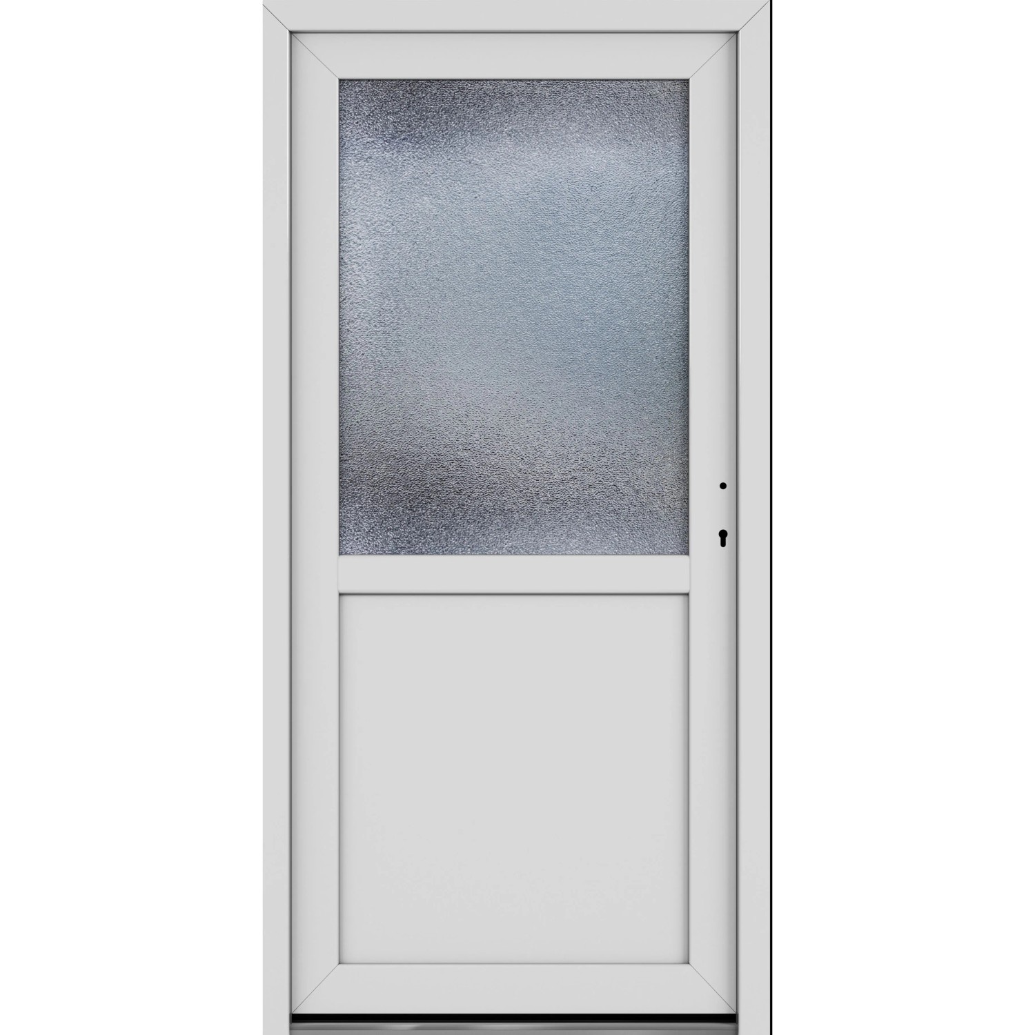 Roro Nebeneingangstür OKE 1155 Kunststoff 5FA Weiß 88 cm x 198 cm DIN R ...