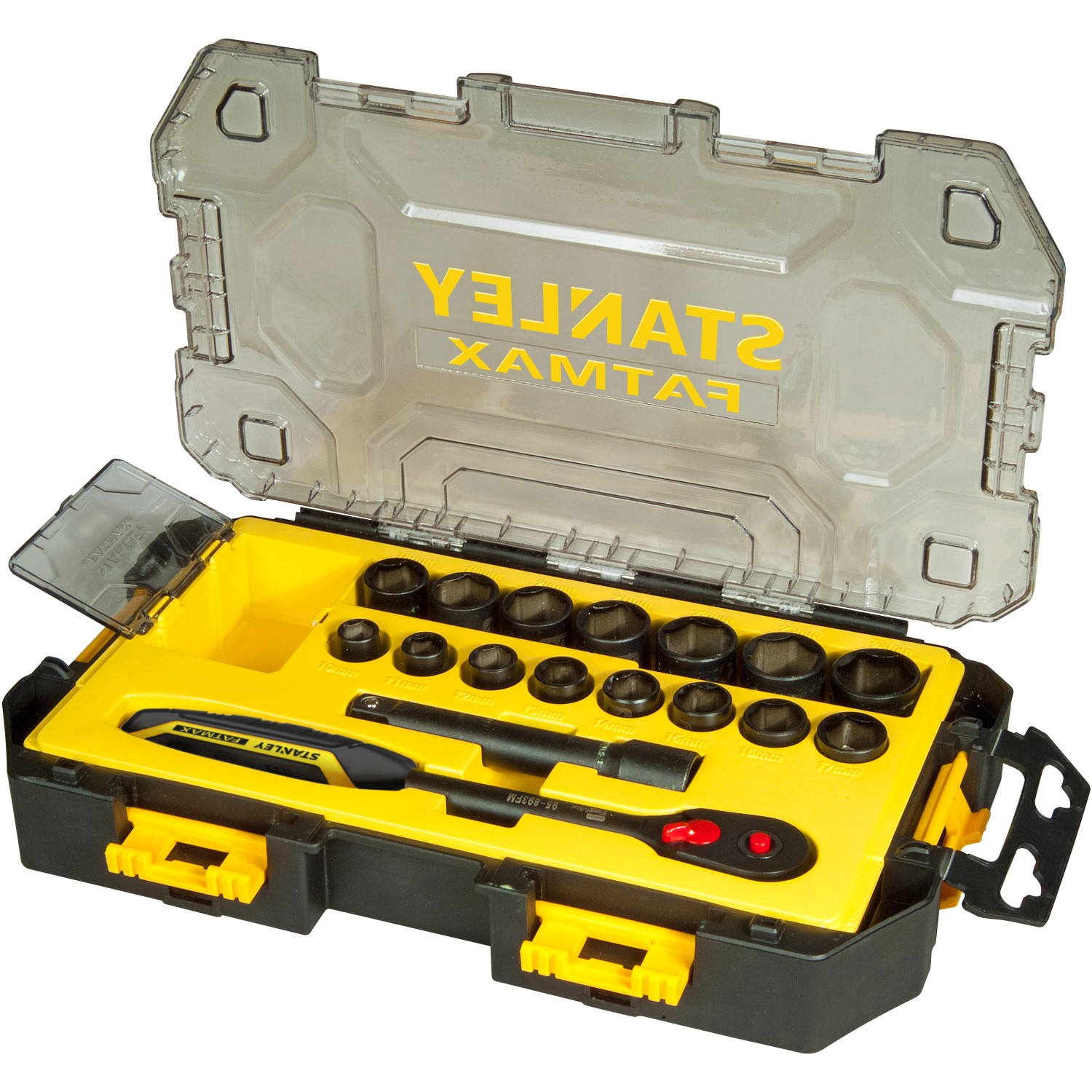 Stanley FatMax Mini-Toughbox 13 mm (1/2") Steckschlüssel-Set 17-teilig ...