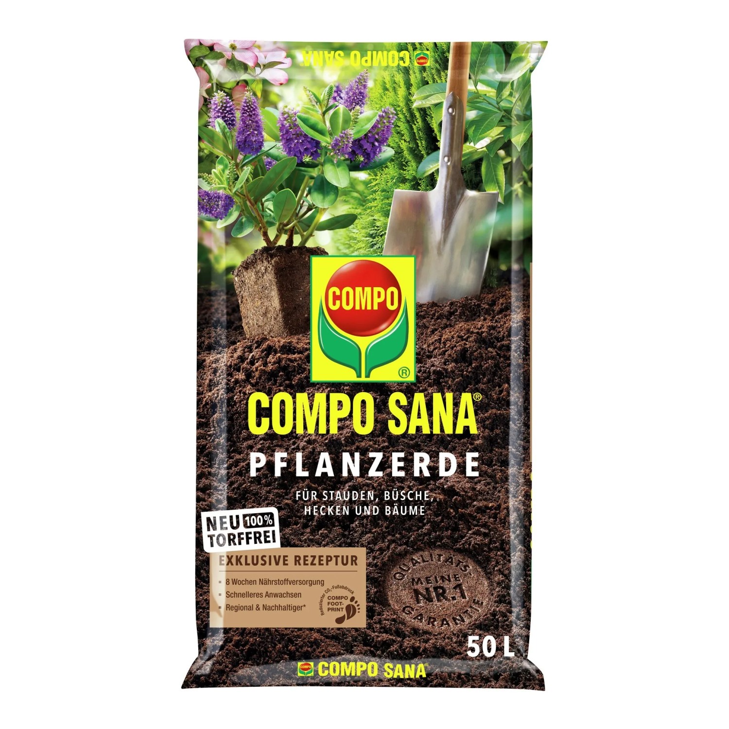 Compo Sana Pflanzerde torffrei 50 l kaufen bei OBI