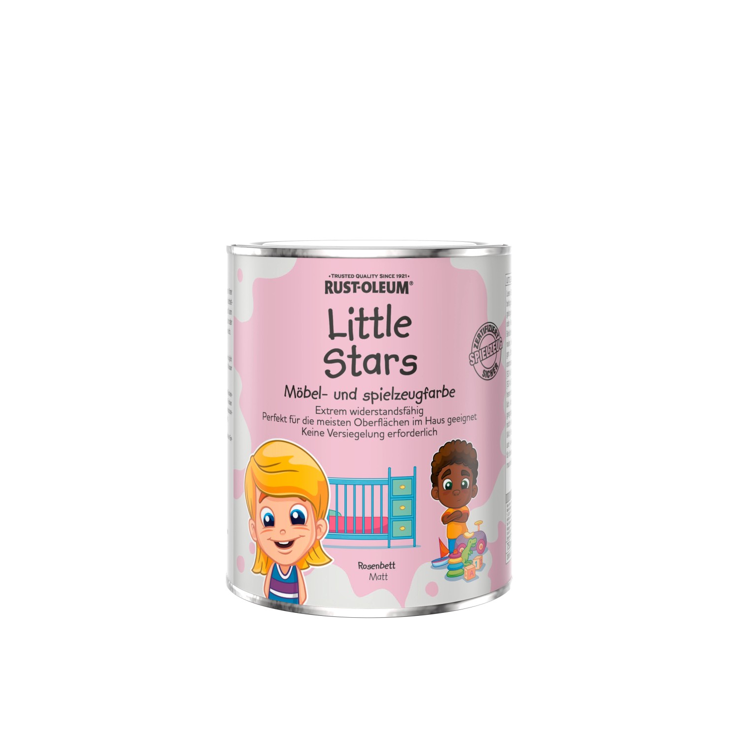 Rust-Oleum Little Stars Möbel- und Spielzeugfarbe Rosenbett 750 ml ...