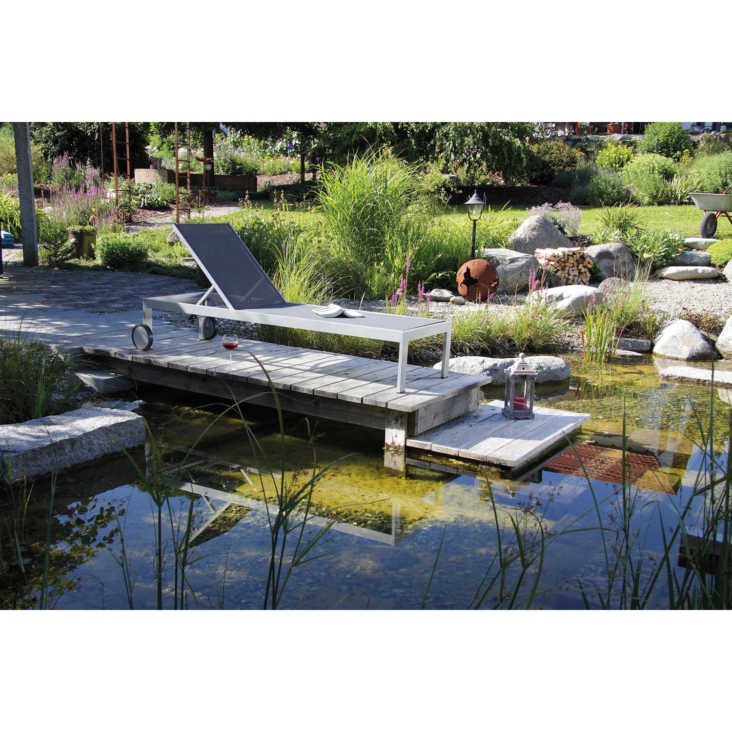 Acamp Liege Rimini 198 cm x 60 cm x 35 cm Anthrazit-Carbon kaufen bei OBI