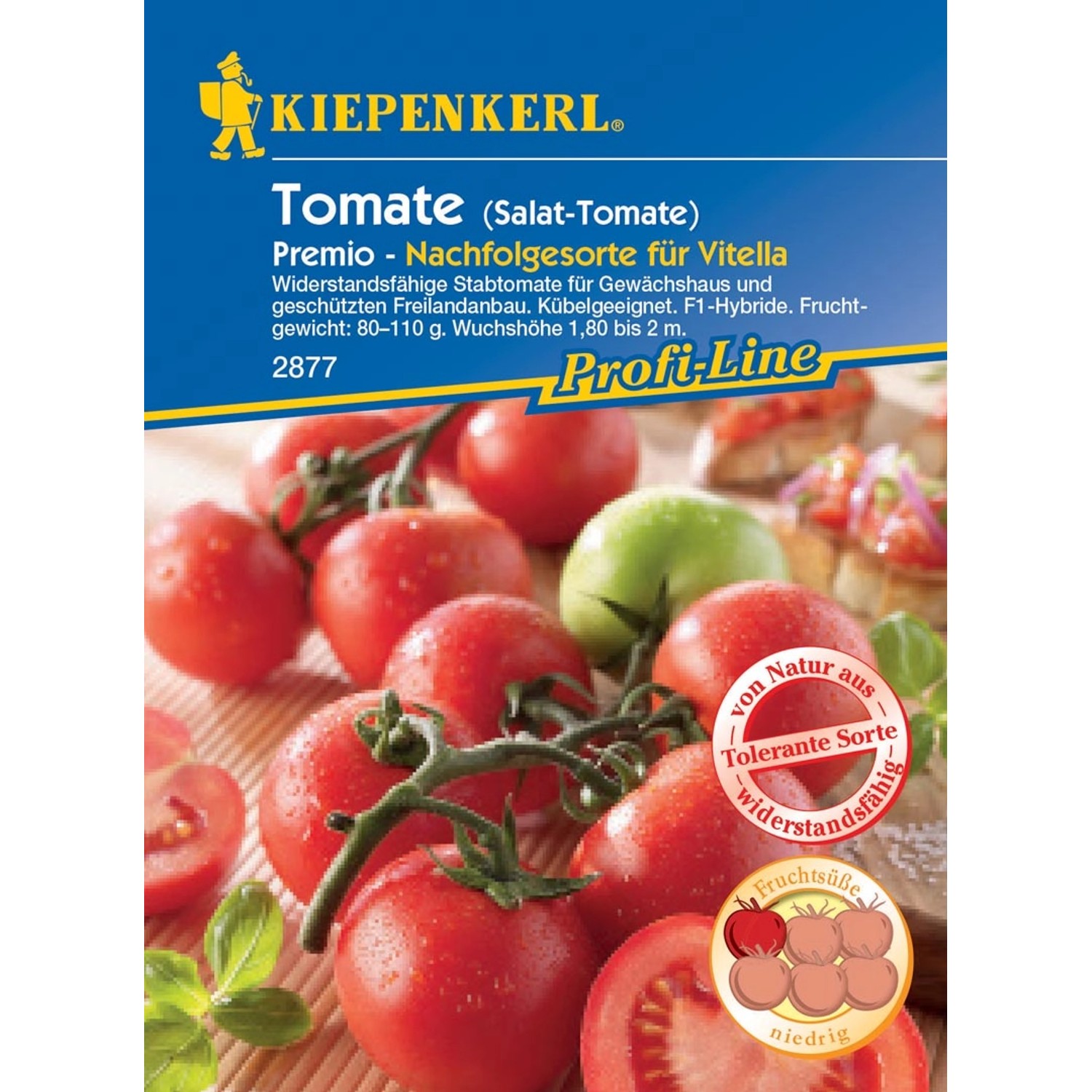 Kiepenkerl Salat-Tomate "Prémio" F1-Hybride (Solanum lycopersicum ...