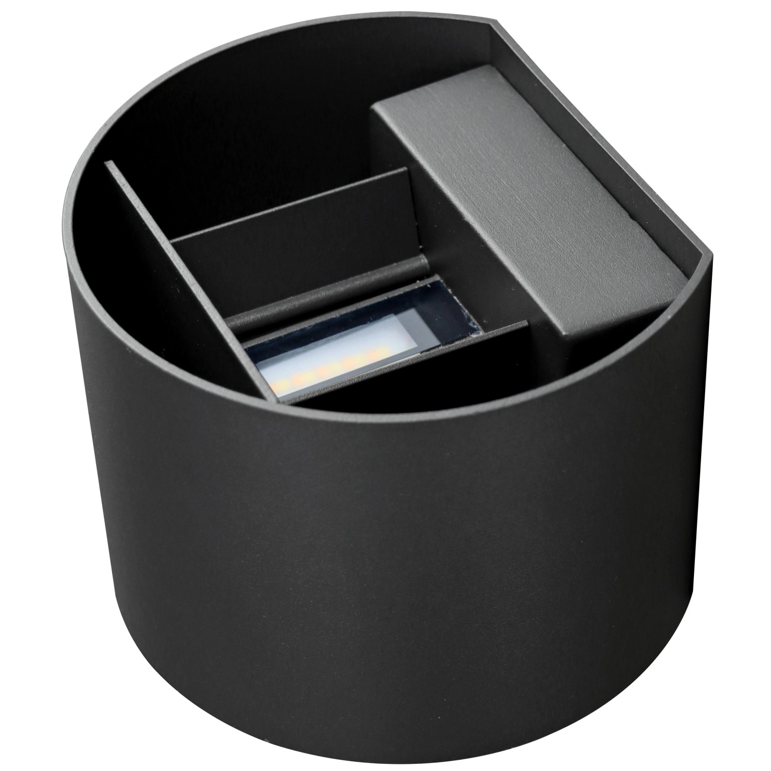 E2 Elektro LED-Wandleuchte EBLA up-down 7W CCT IP65 Anthrazit kaufen bei OBI