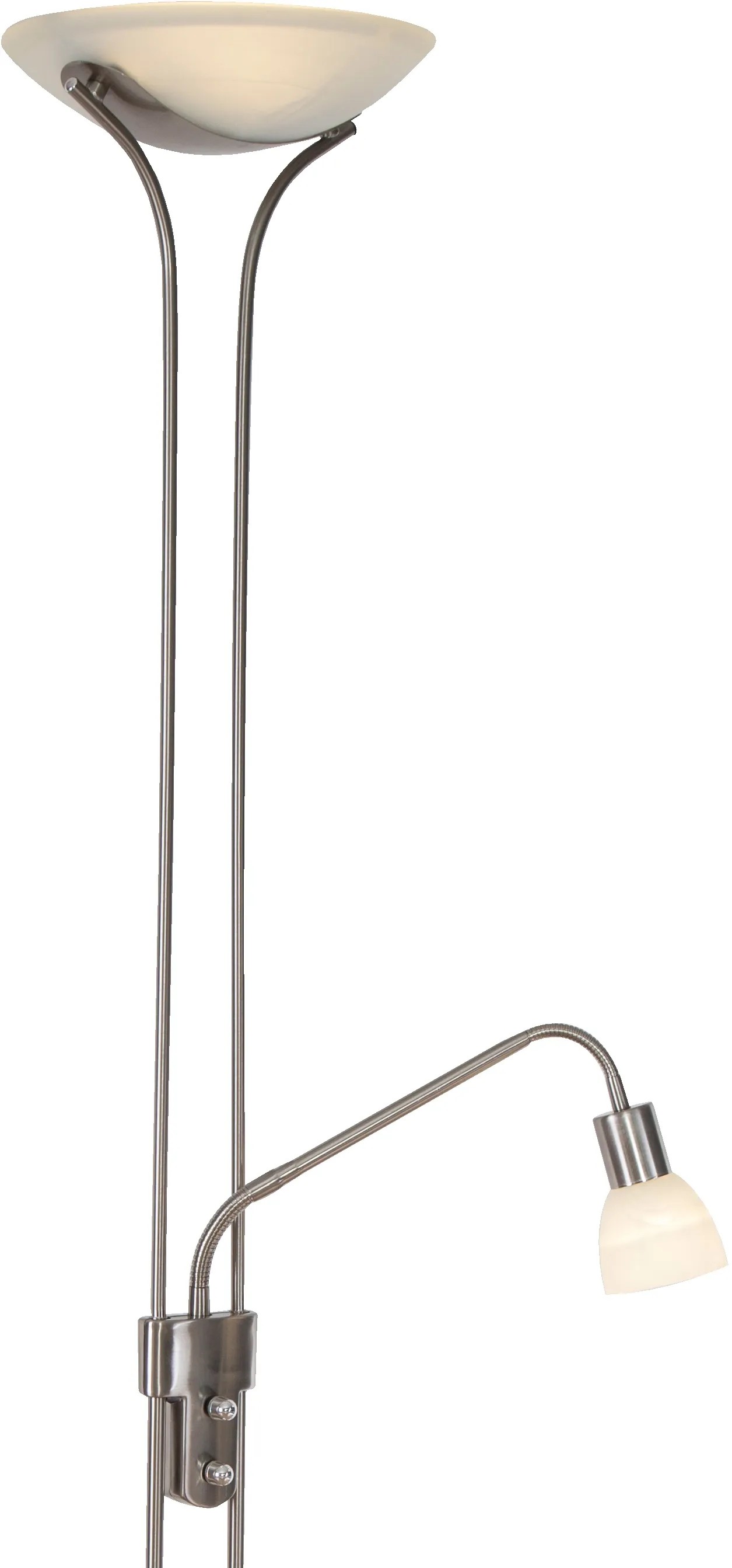 Nino Leuchten LED-Fluter Maro Nickel 2-flammig kaufen bei OBI