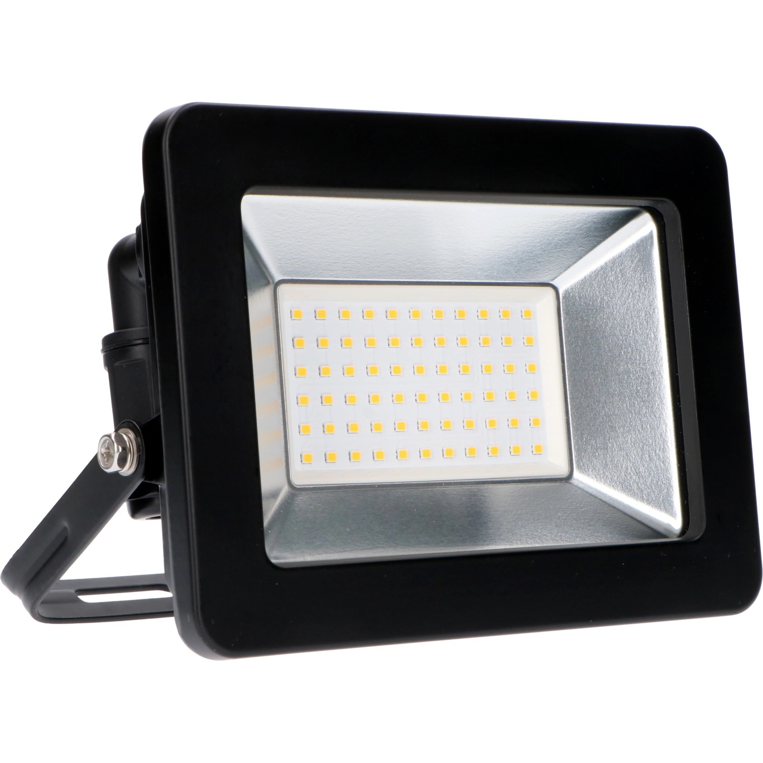 LED-Strahler 4000 K IP65 Sanan LED 50 W 5500 lm Schwarz kaufen bei OBI