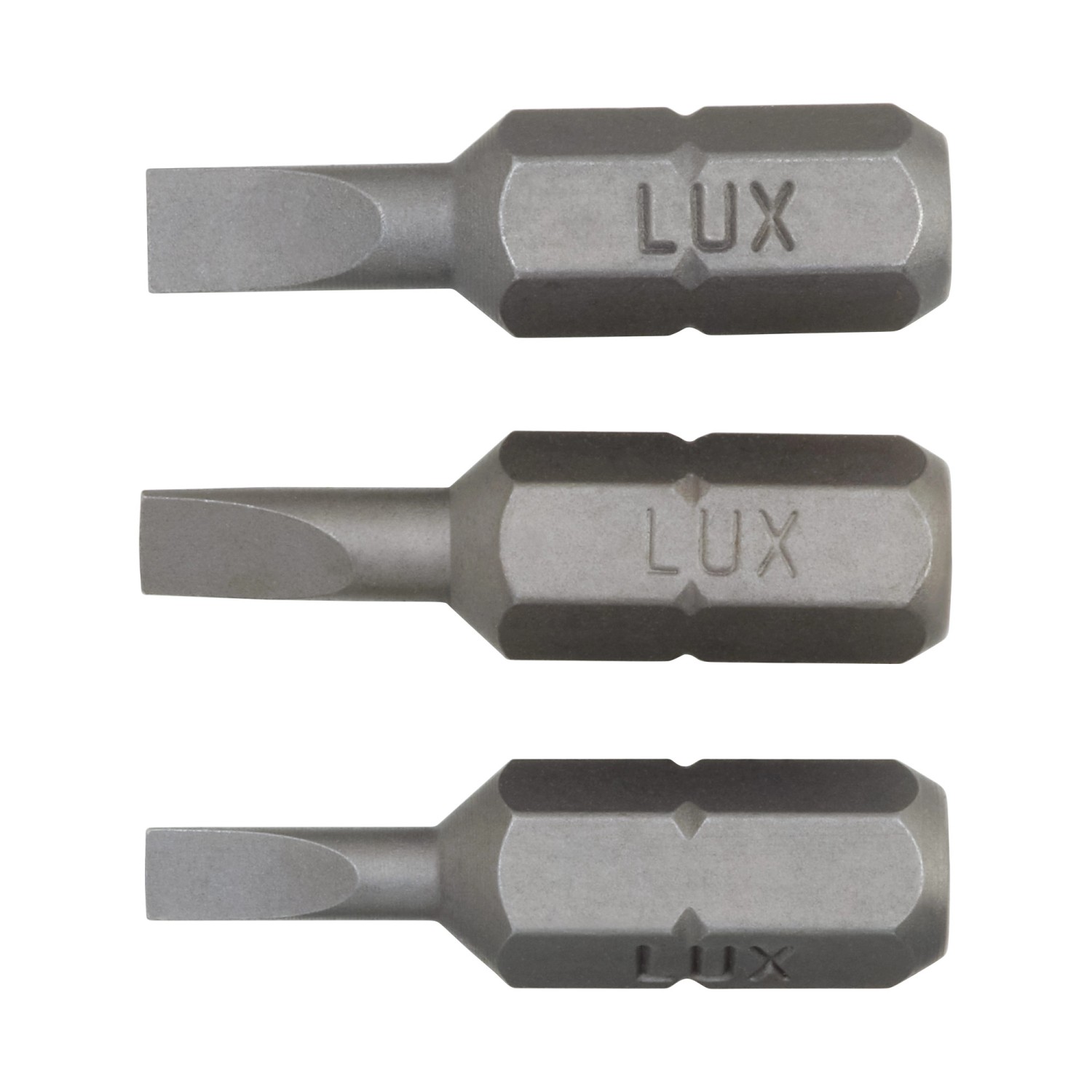 LUX Schlitz-Bit-Set 3,5 mm, 4 mm und 5,5 mm Länge 25 mm kaufen bei OBI