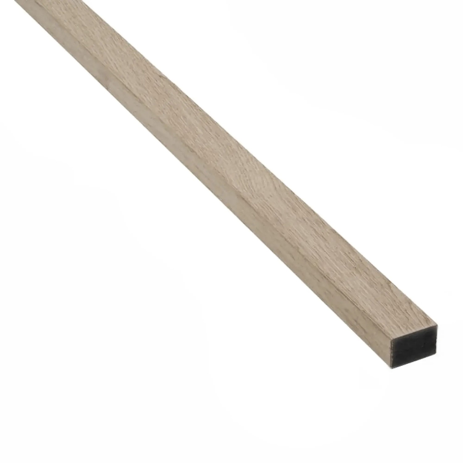 Denpanels Abschlussleiste Kern Braun 240 cm x 2,7 cm Eiche Grau FSC ...