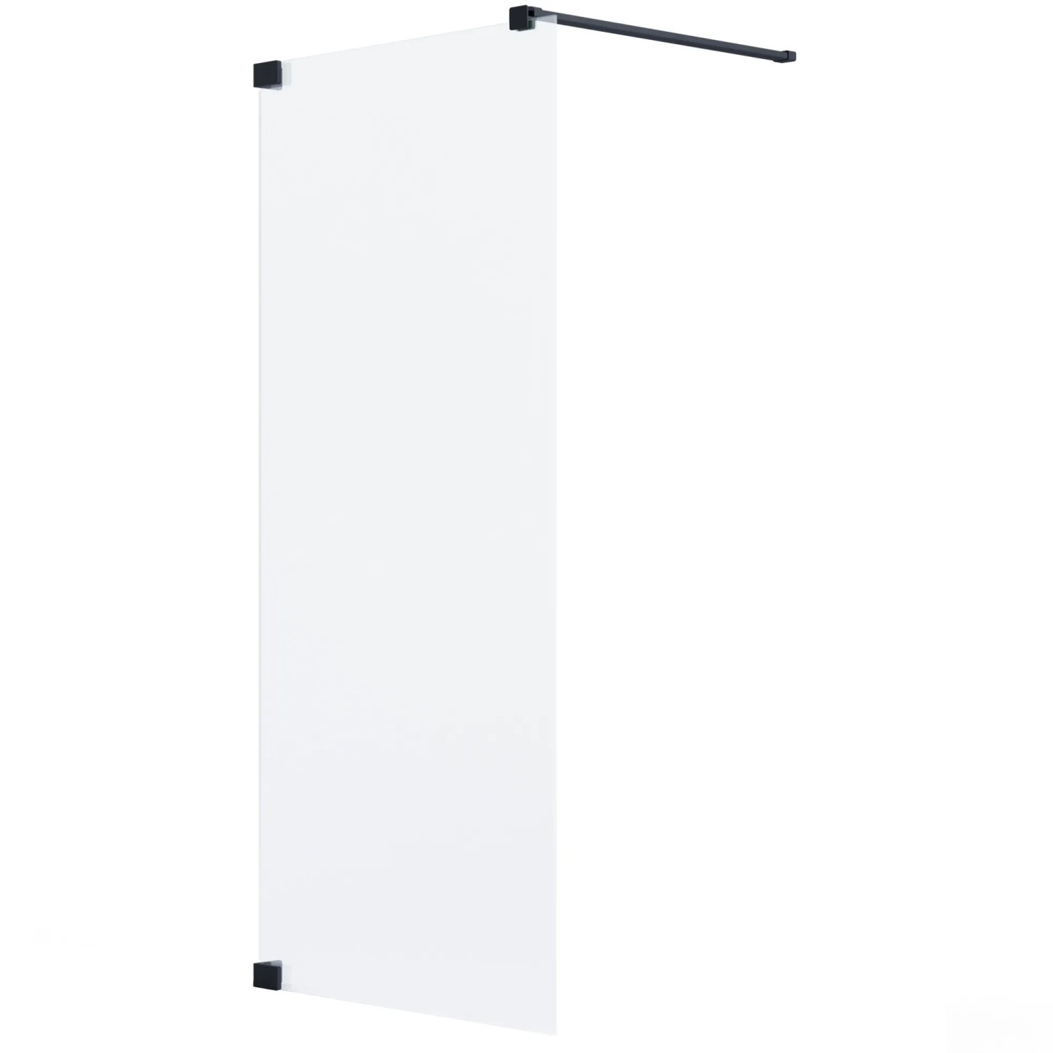 Schöner Wohnen Duschabtrennung Walk-In Schwarzmatt 120 cm x 200 cm ...