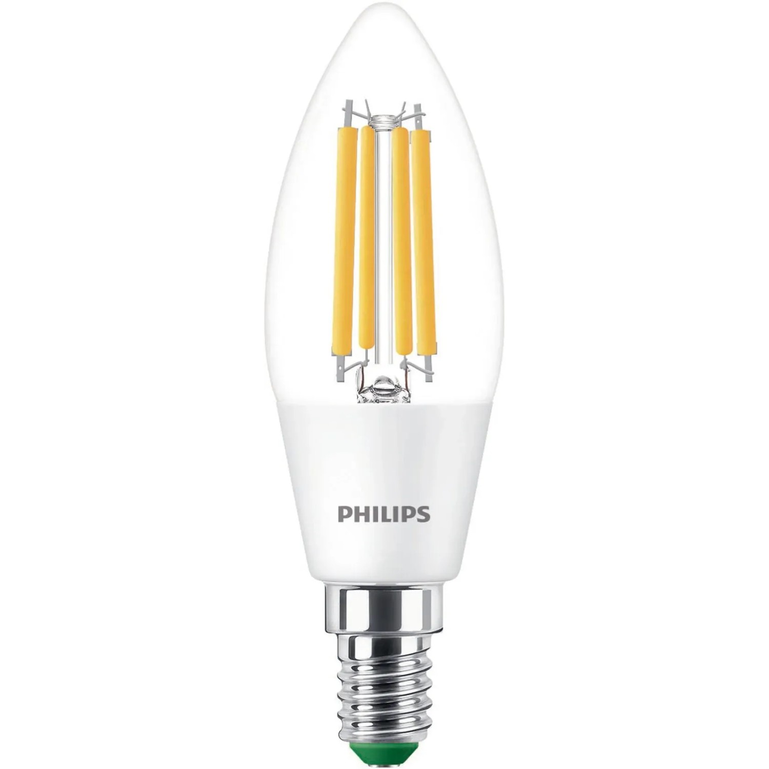 Philips LED-Leuchtmittel ultraeffizient E14 Kerzenform 2,3 W 485lm ...