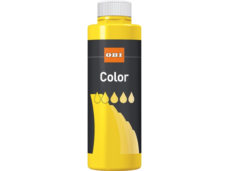 OBI Color Voll- und Abtönfarbe Gelb matt 500 ml kaufen bei OBI