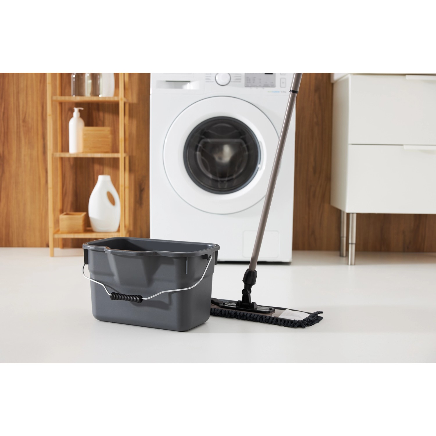 Rotho Eimer Basic Eckig 12 l Anthrazit kaufen bei OBI