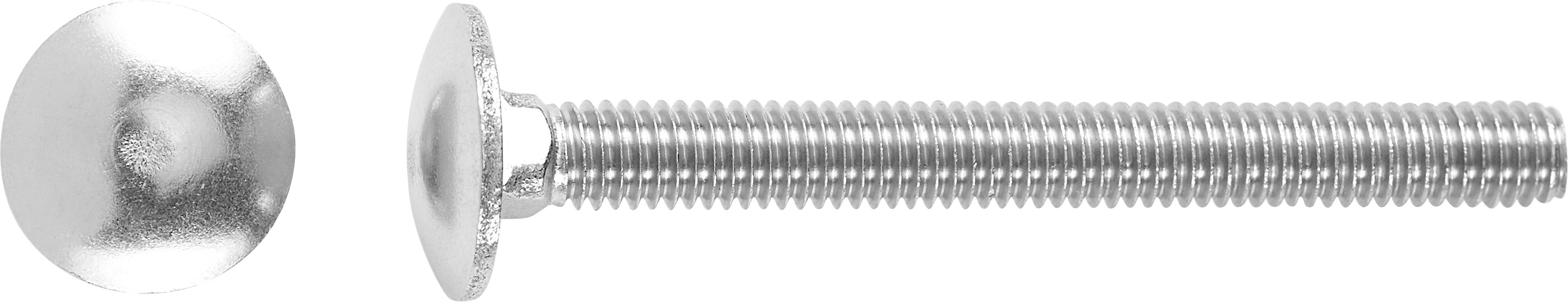 Schlossschraube M8 x 50 mm Edelstahl A2 25 Stück kaufen bei OBI