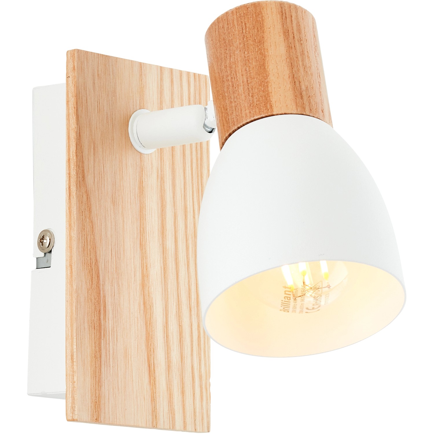 Brilliant Wandspot Daintree Weiß und Natur kaufen bei OBI