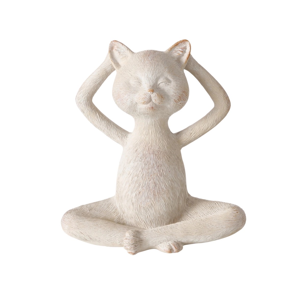 Boltze Home Deko-Figur Yoga Katze 3-fach Sortiert 15 cm x 6 cm x 14,5 ...