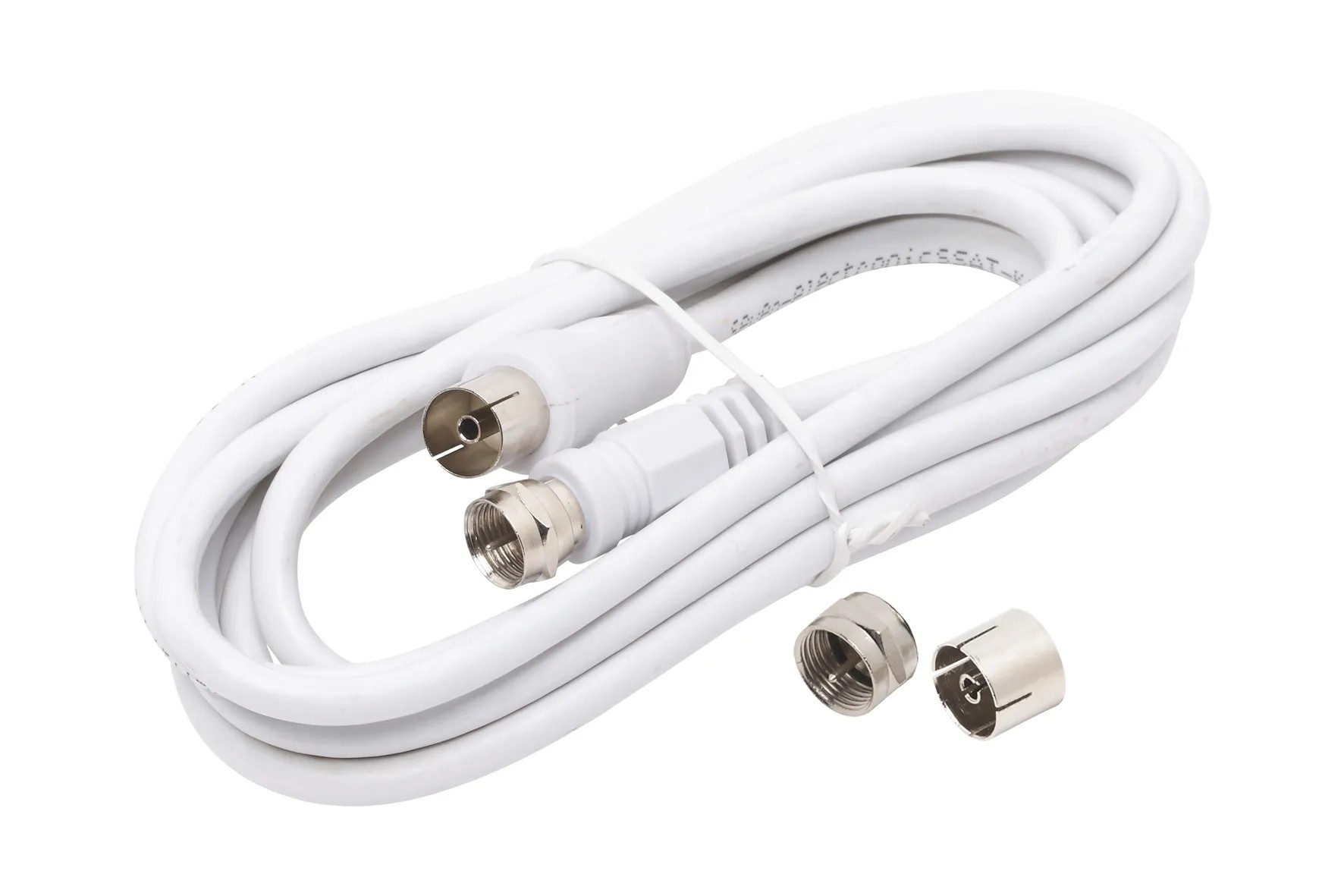 OBI SAT-Verbindungskabel 1,5 m F-Stecker auf Koaxialkupplung kaufen bei OBI