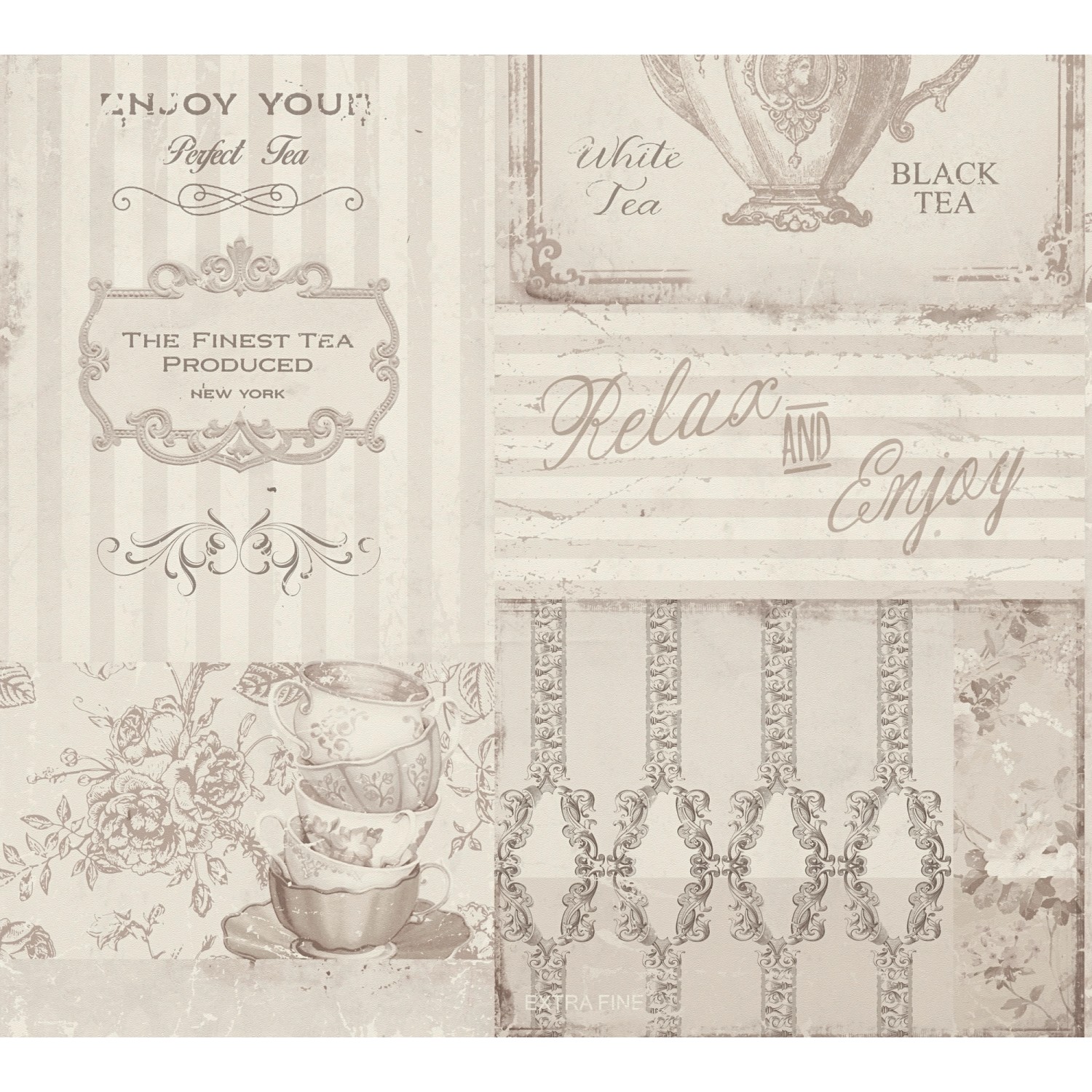 A.S. Création Vliestapete Küche Grau Weiß kaufen bei OBI