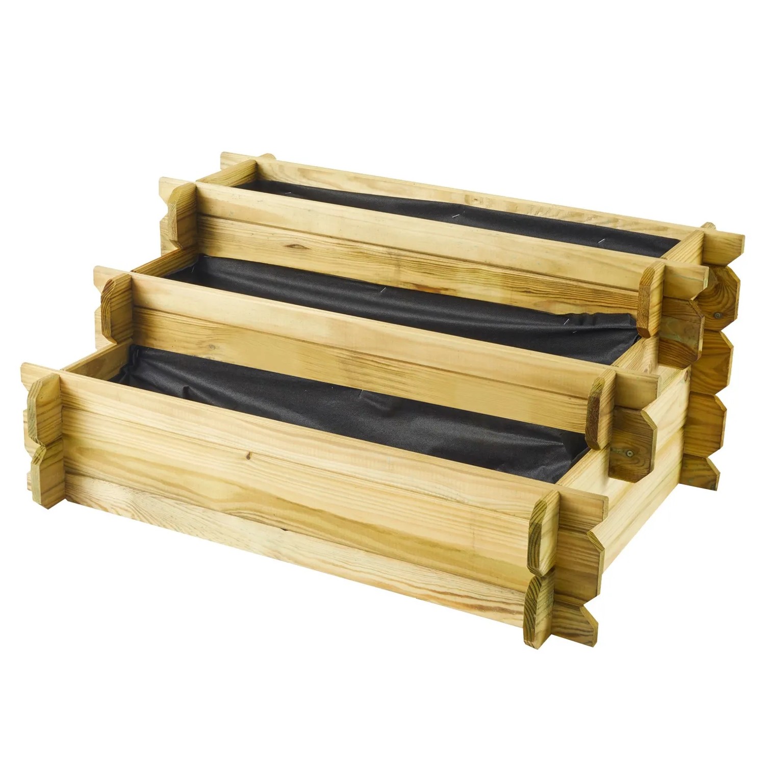 Soulet Hochbeet Angelic 80 cm x 60 cm x 36 cm Natur FSC® kaufen bei OBI