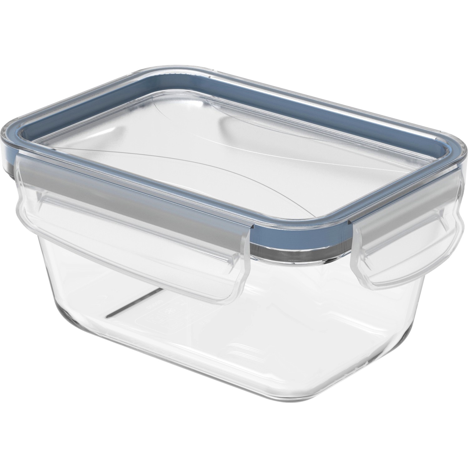 Rotho Kühlschrankdose Click & Lock Glas 0,5 l Blau kaufen bei OBI