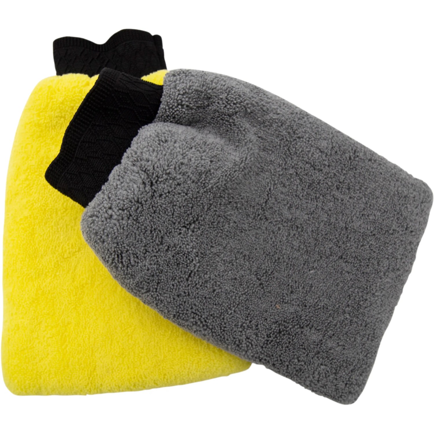 Steuber Mikrofaser Handschuh 2er Set gelb und grau kaufen bei OBI