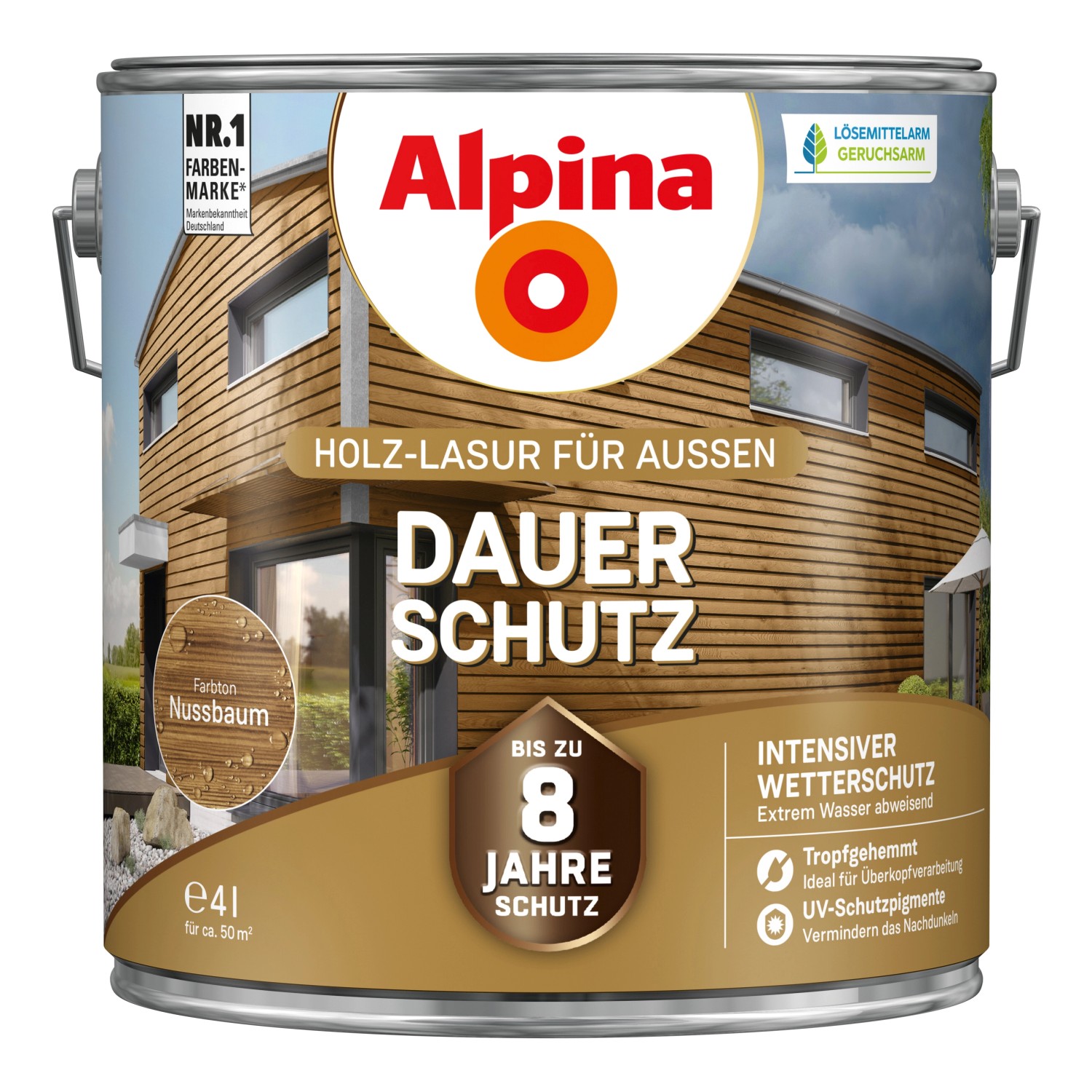 Alpina Dauer-Schutz Nussbaum 4 Liter kaufen bei OBI